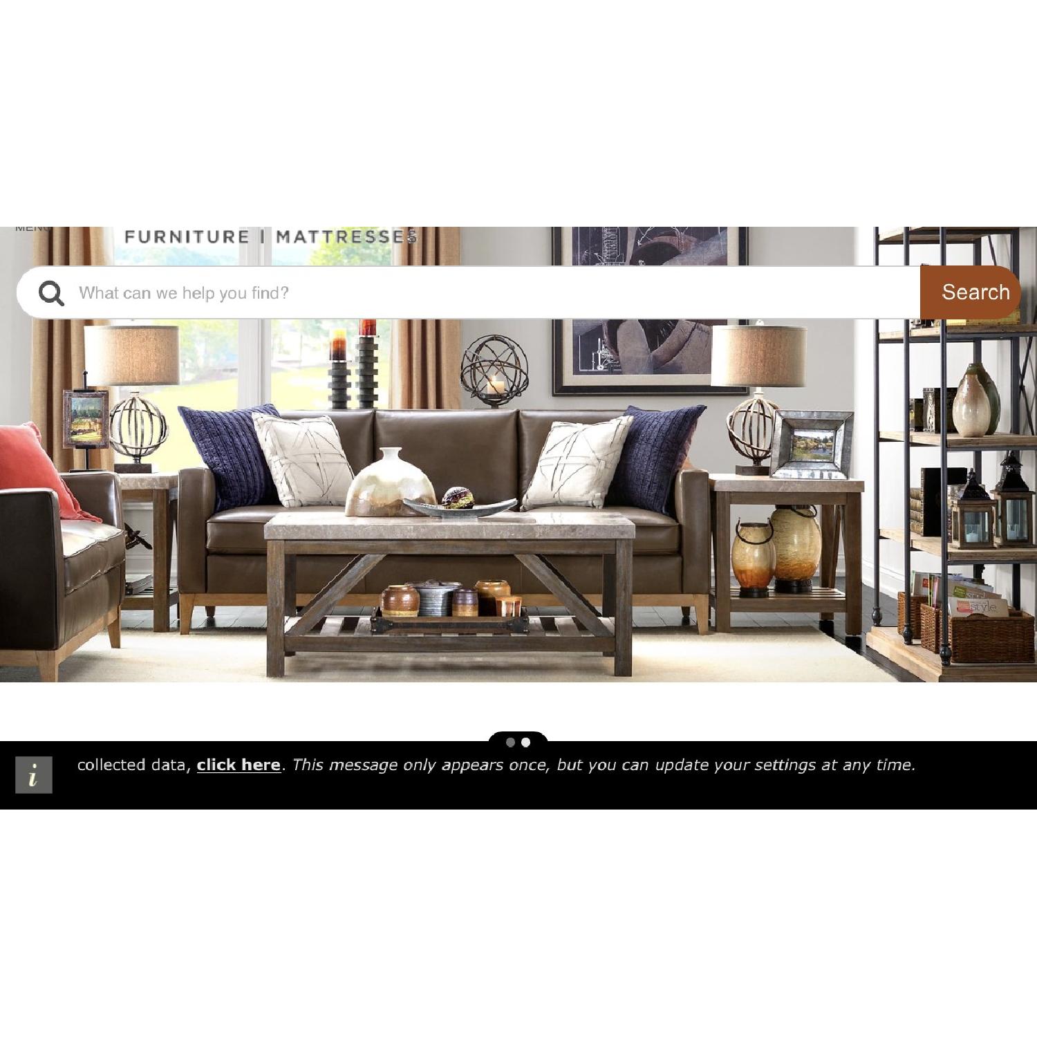 Raymour and flanigan marble coffee table store