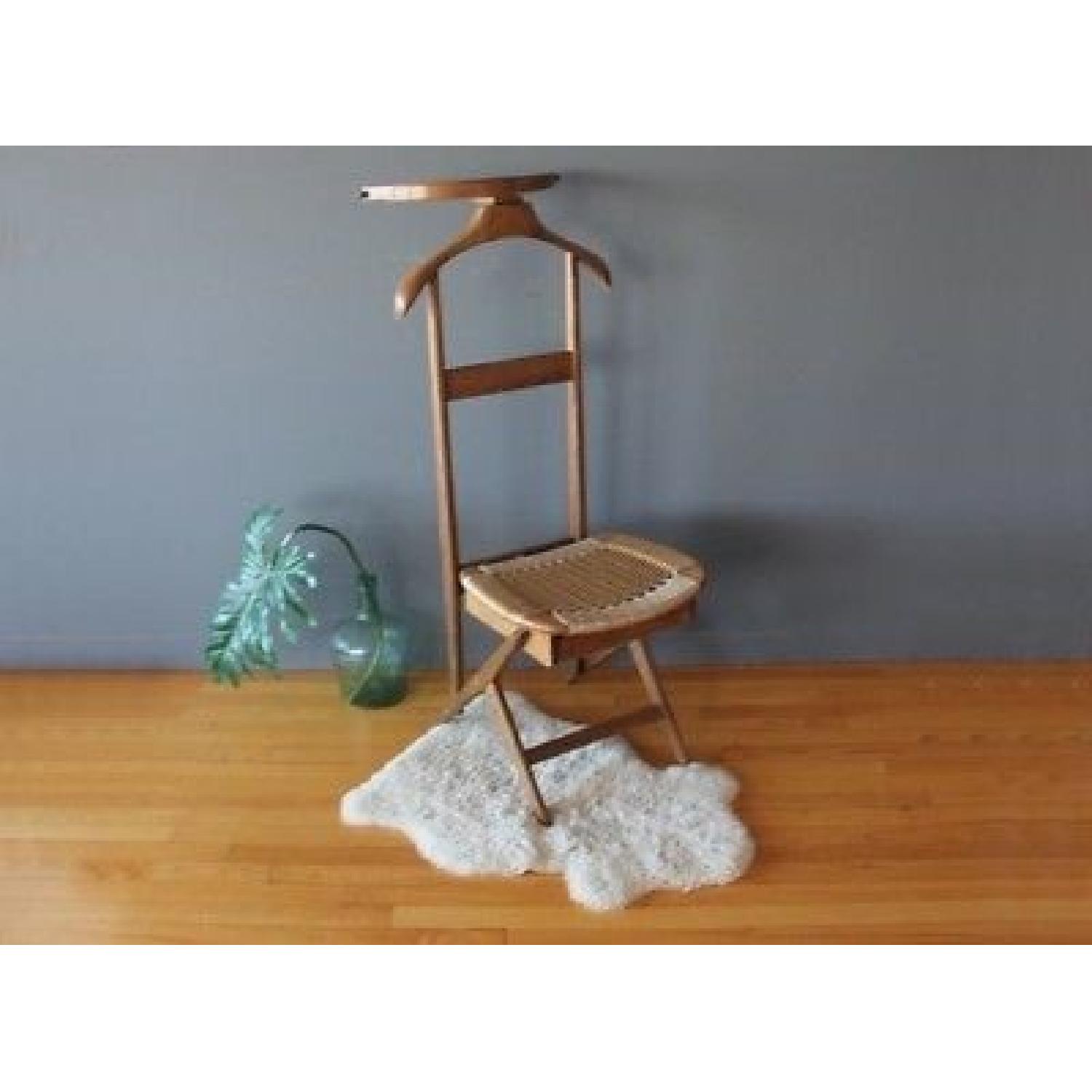 Vintage Mid Century Modern Valet Butler Chair - AptDeco