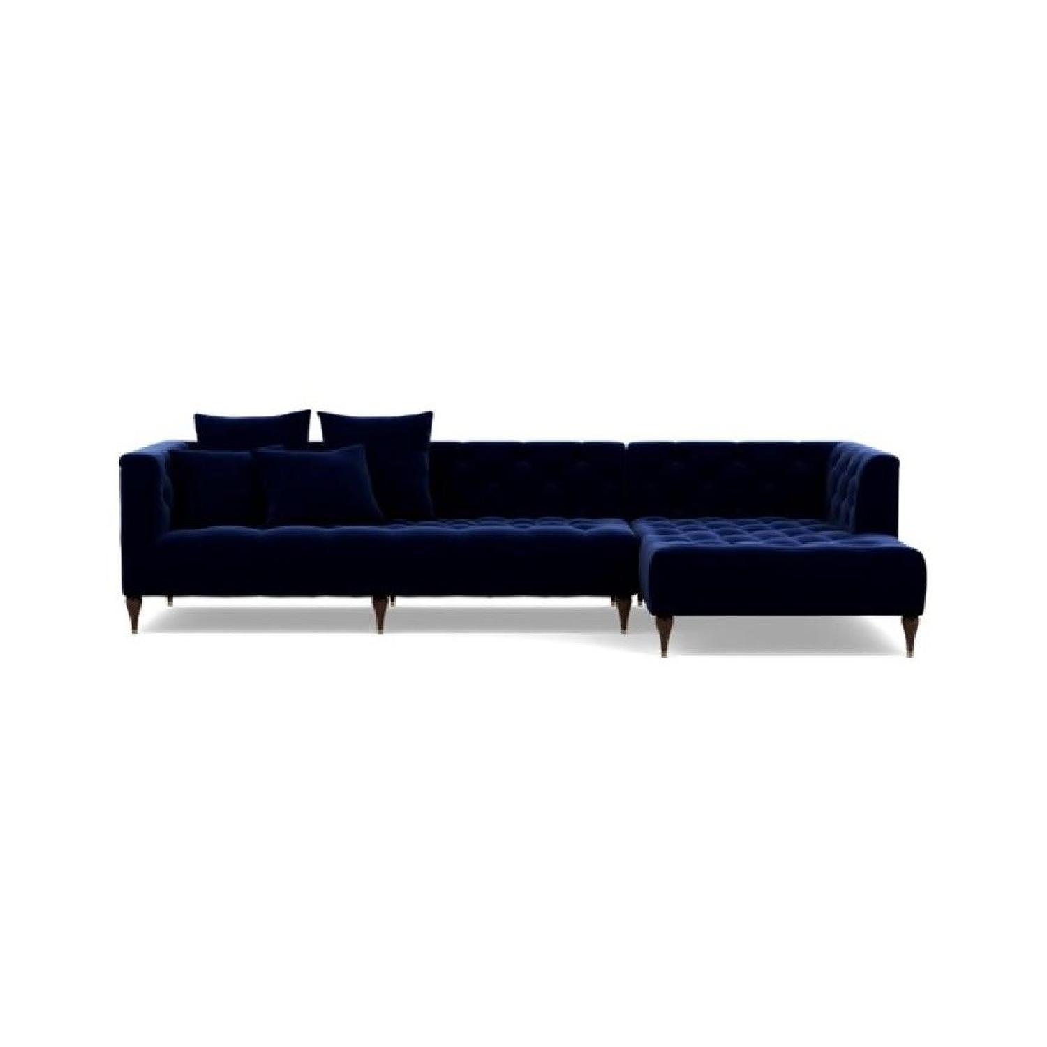 Interior Define MS Chesterfield Sectional Sofa - AptDeco