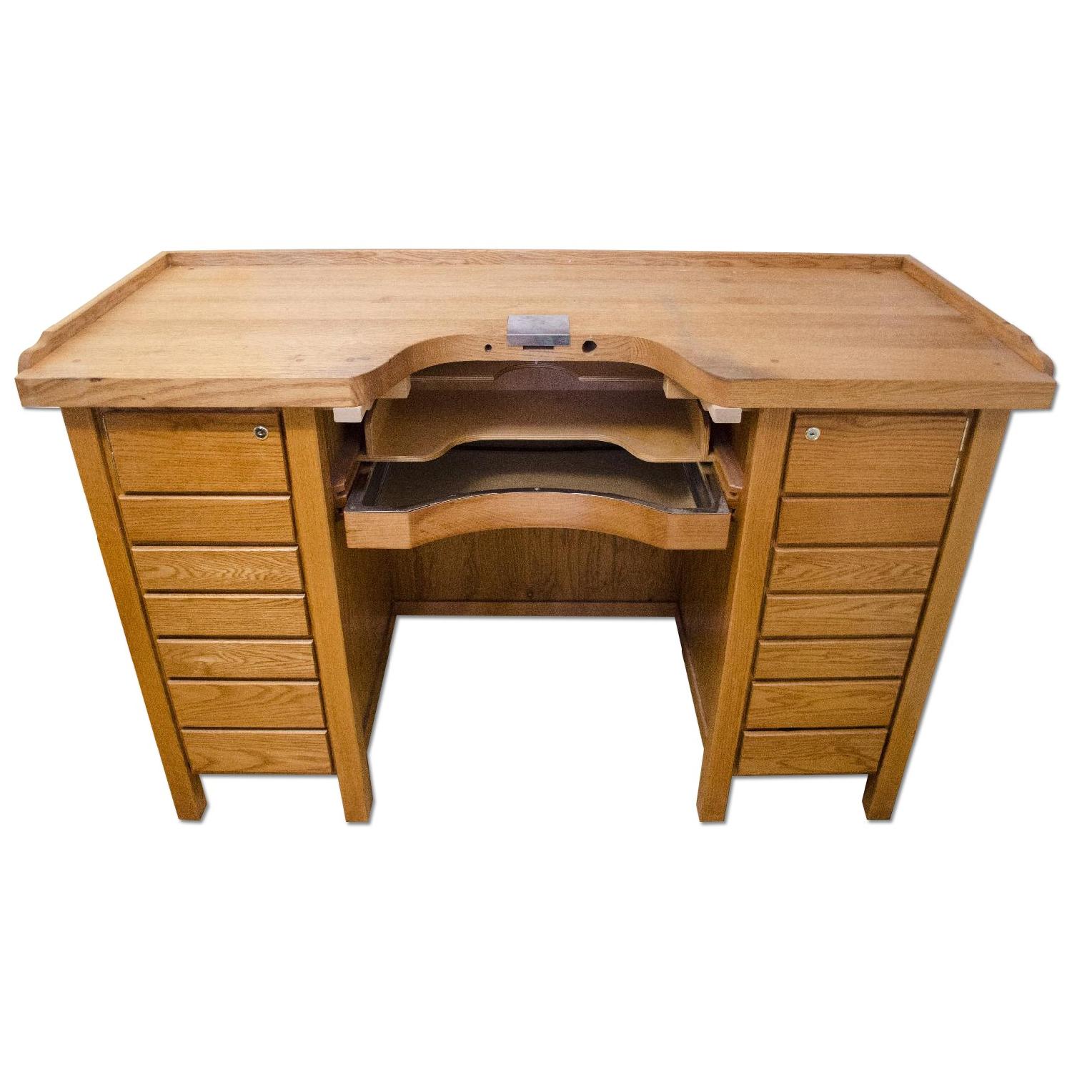 Jeweler's Desk/Double Bank Workbench - AptDeco