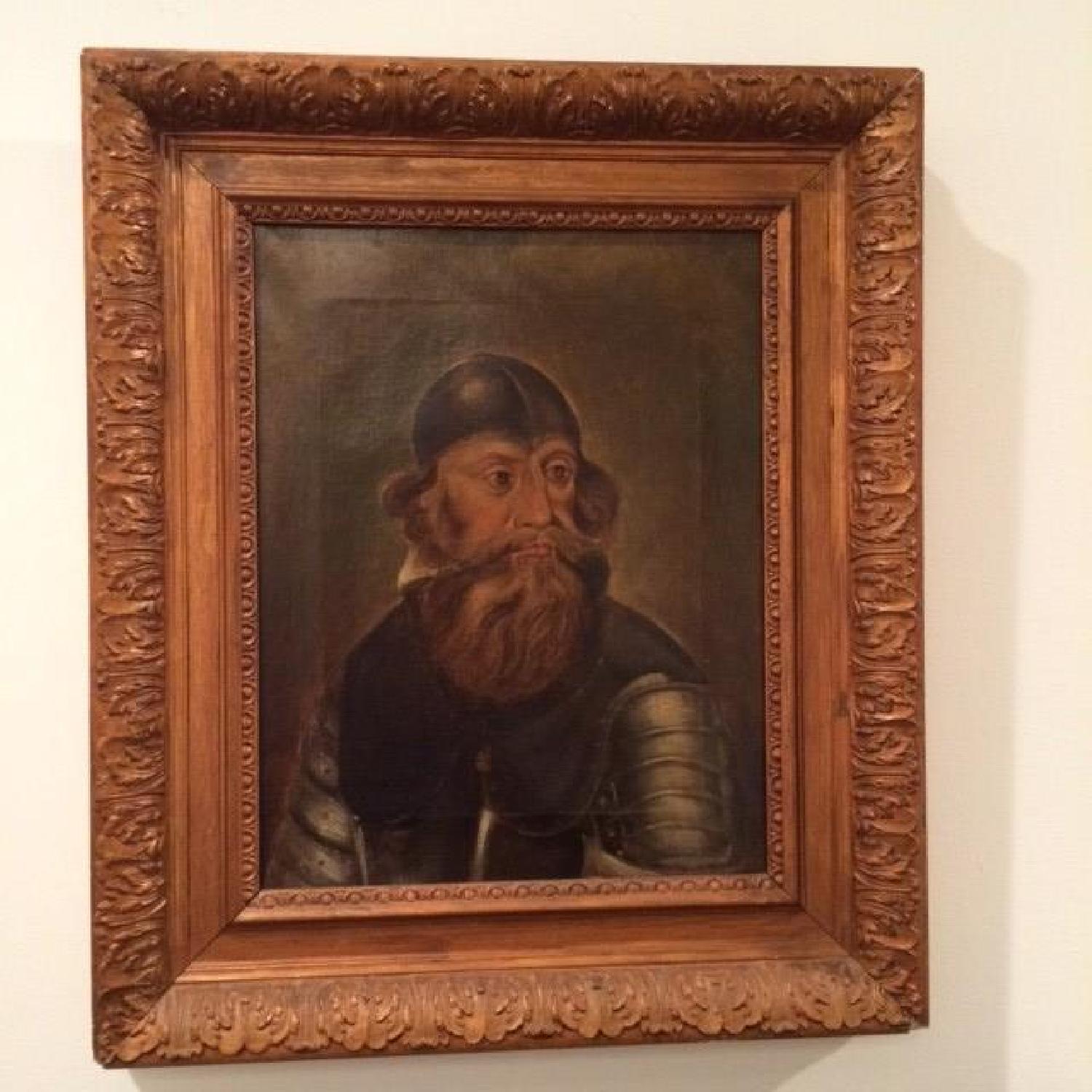 18th C 1700s Portrait Painting of King Robert I - AptDeco