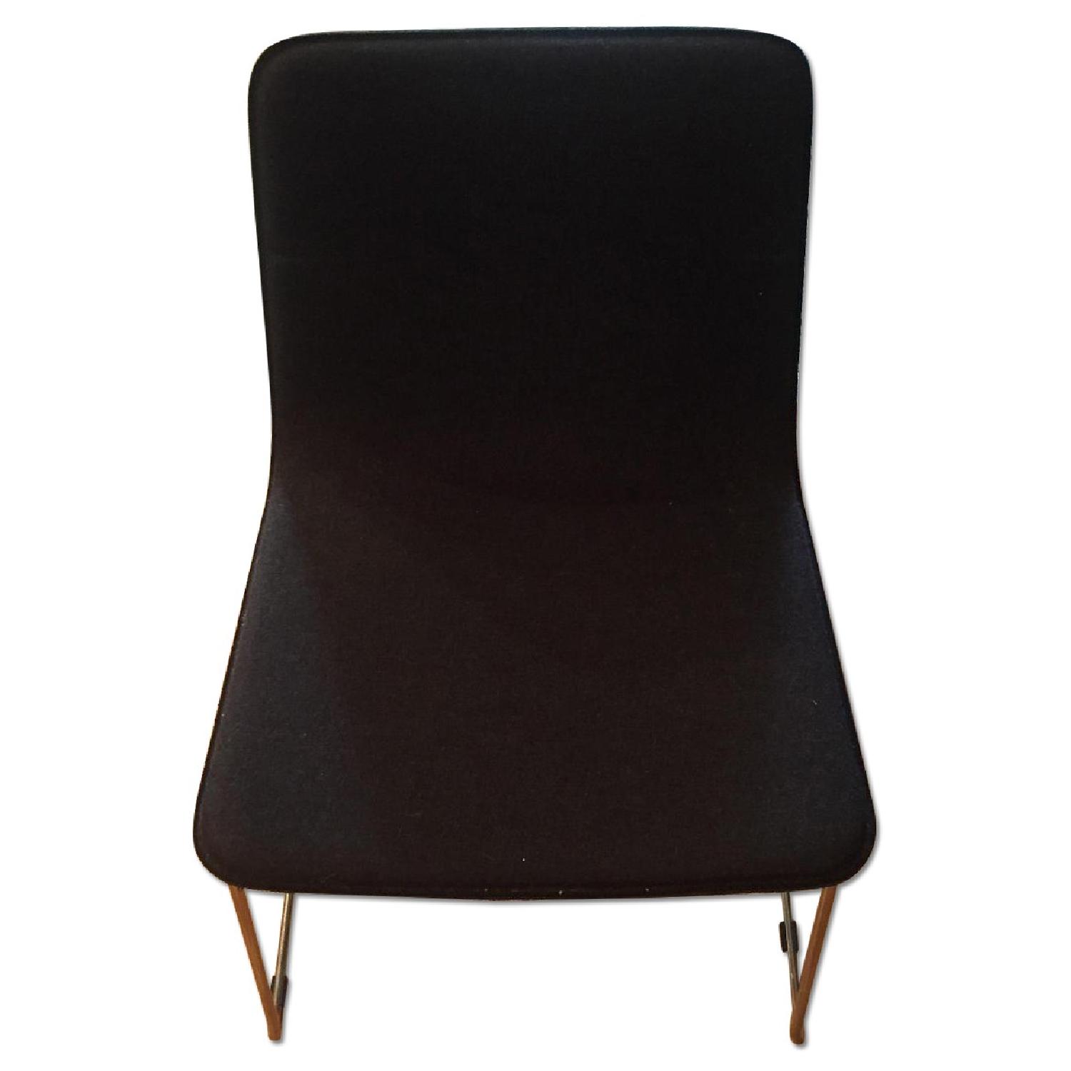 CB2 Fabric & Metal Chairs - AptDeco