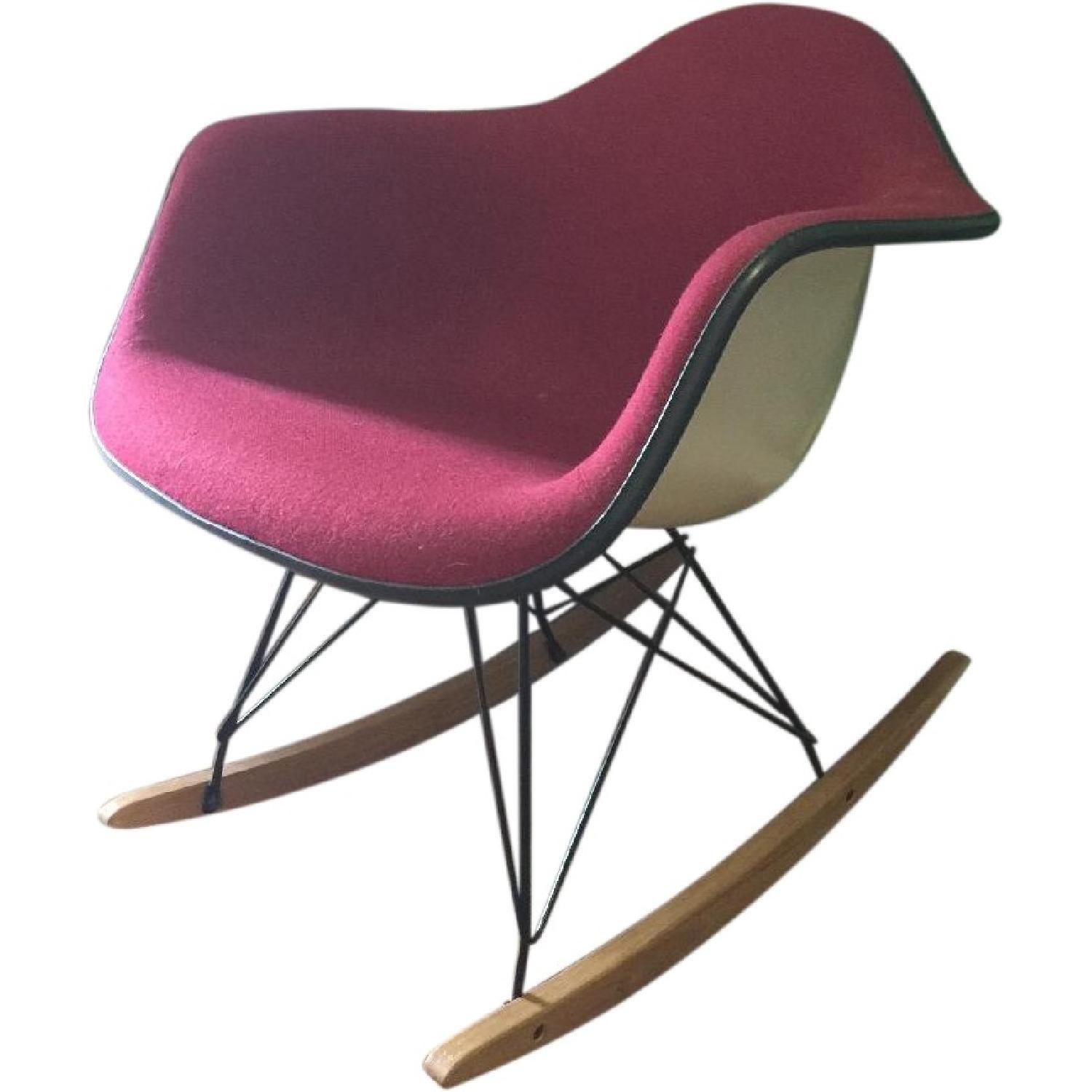 Herman Miller Eames Fiberglass Armchair Rocker - AptDeco