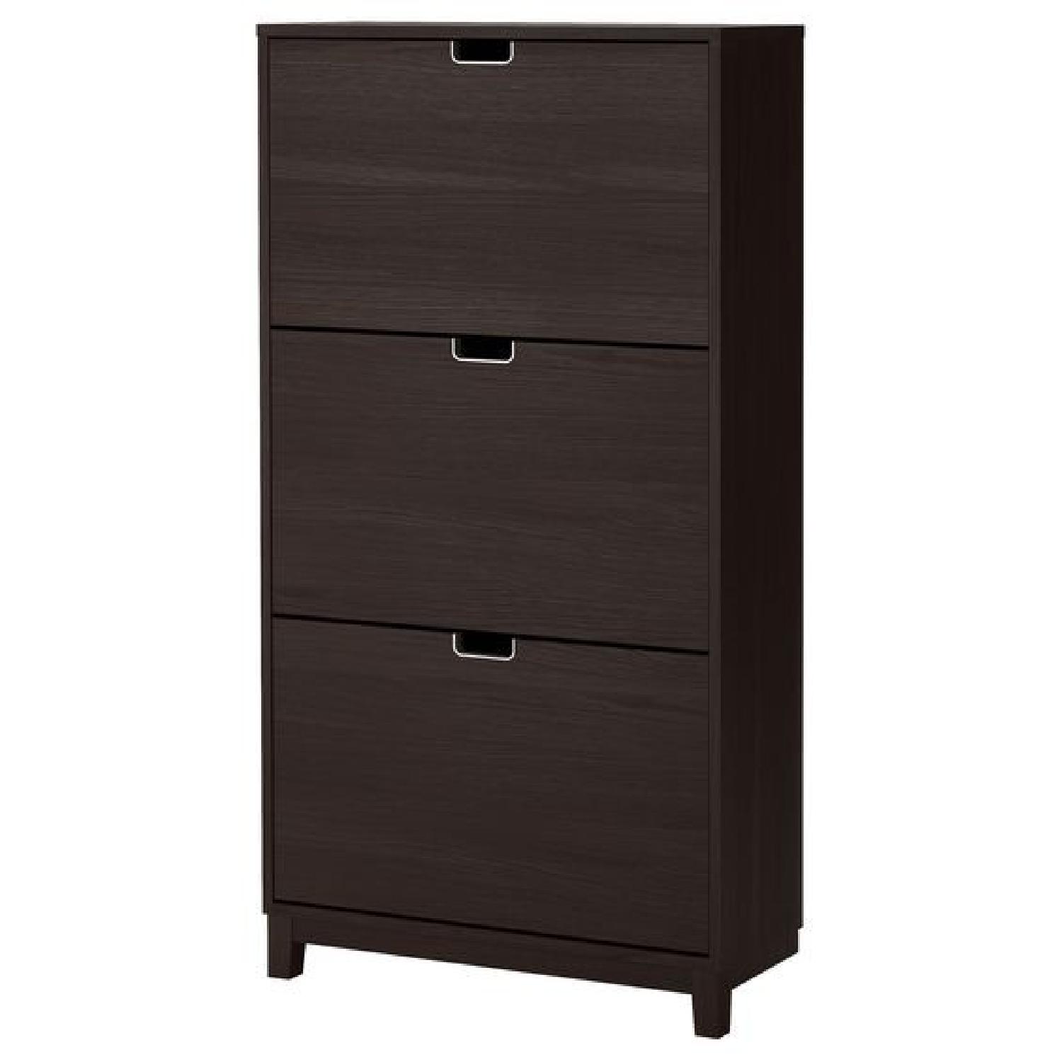 Ikea Stall Shoe Cabinet in Black - AptDeco