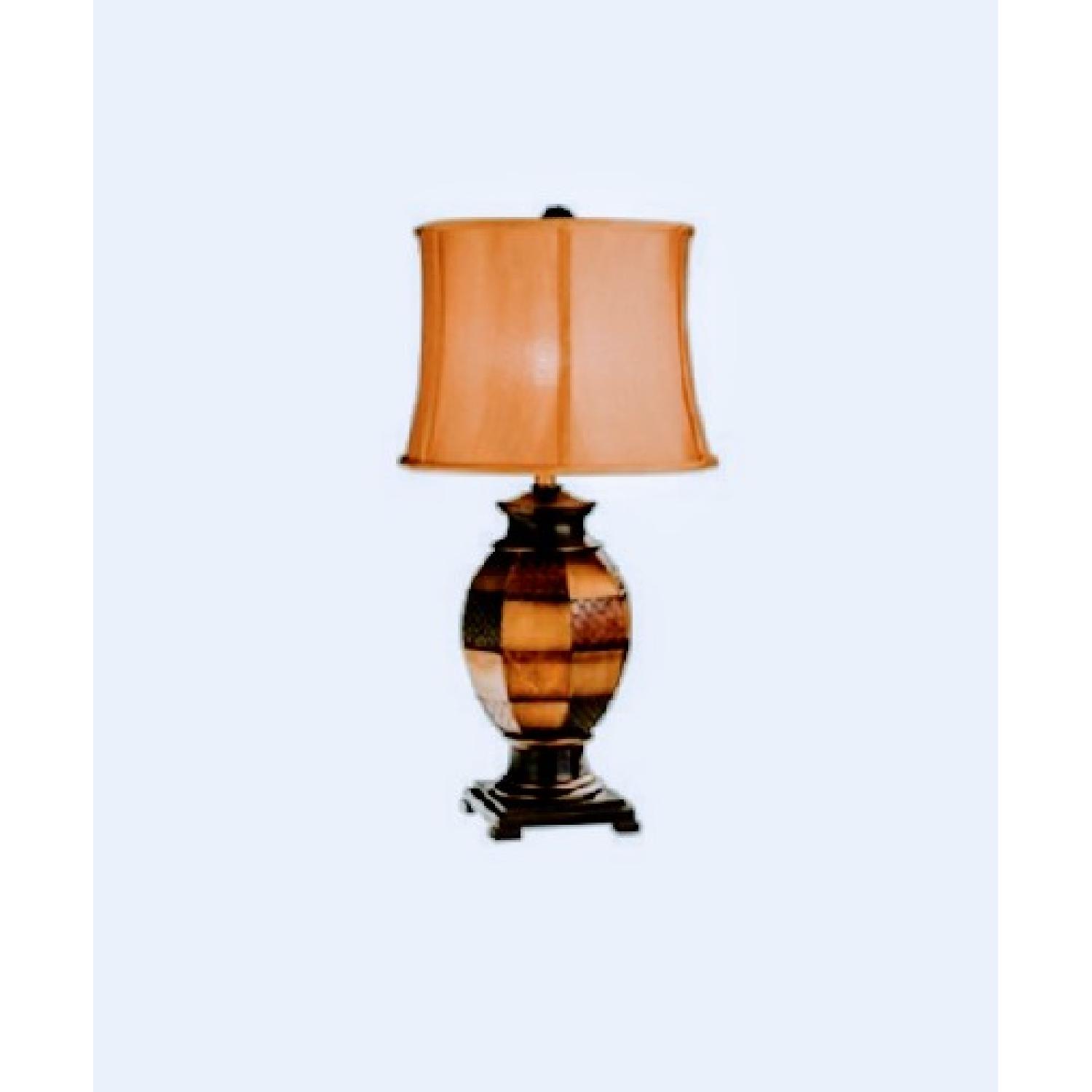 Raymour & Flanigan Patchwork Table Lamps - AptDeco