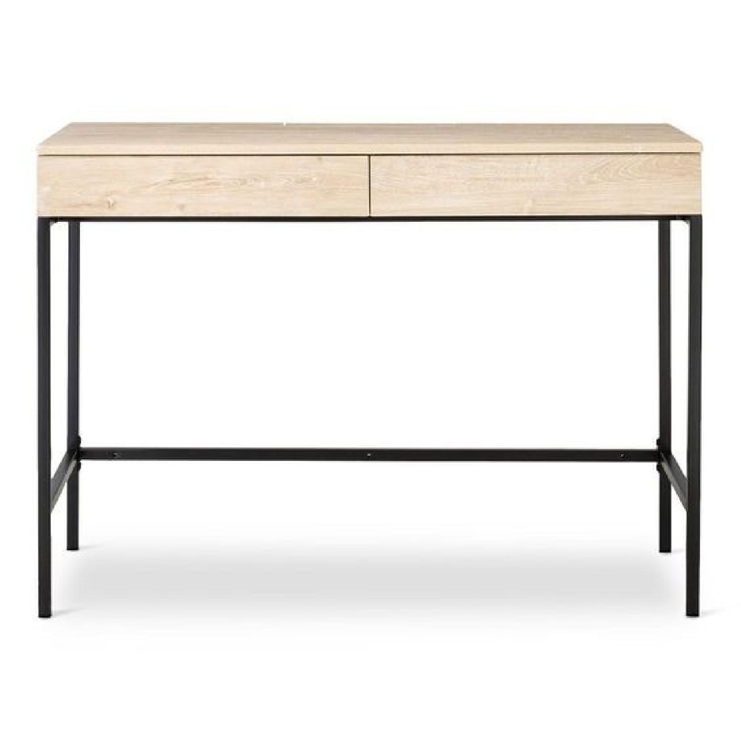 Target Loring Writing Desk in Vintage Oak - AptDeco