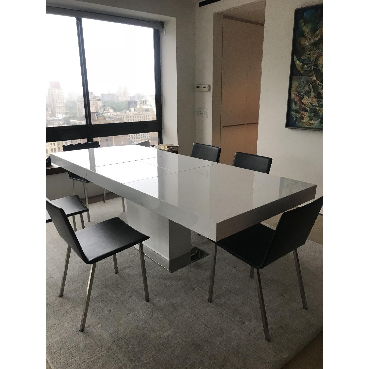 Modani Palerma Extendable Table in White - AptDeco