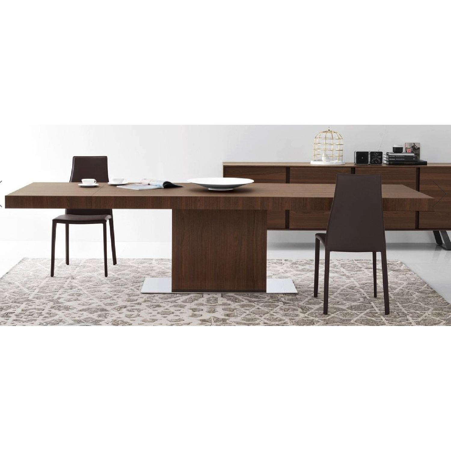 Calligaris Custom Extendable Dining Table w/ 6 Chairs - AptDeco