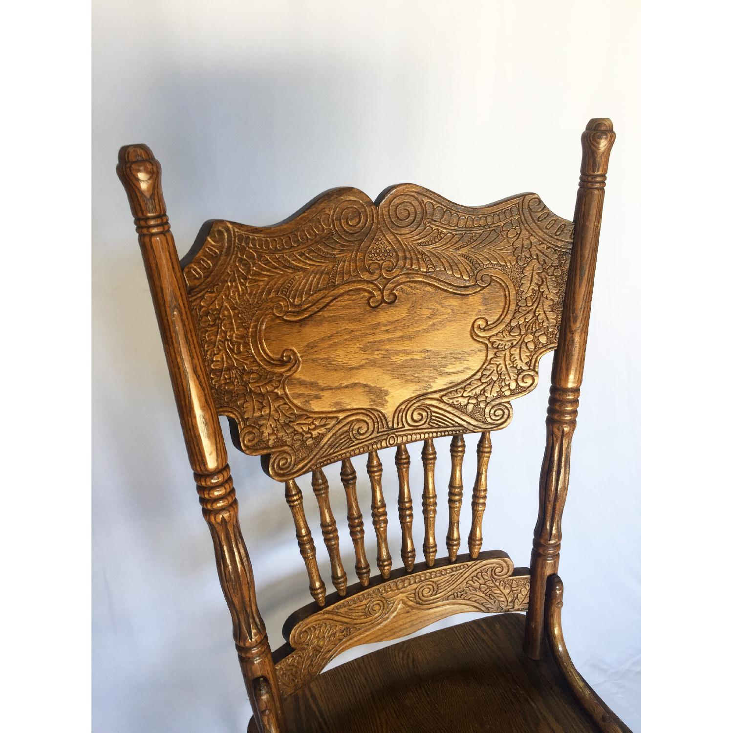 Acme Dining Chairs w/ Oak Finish - AptDeco