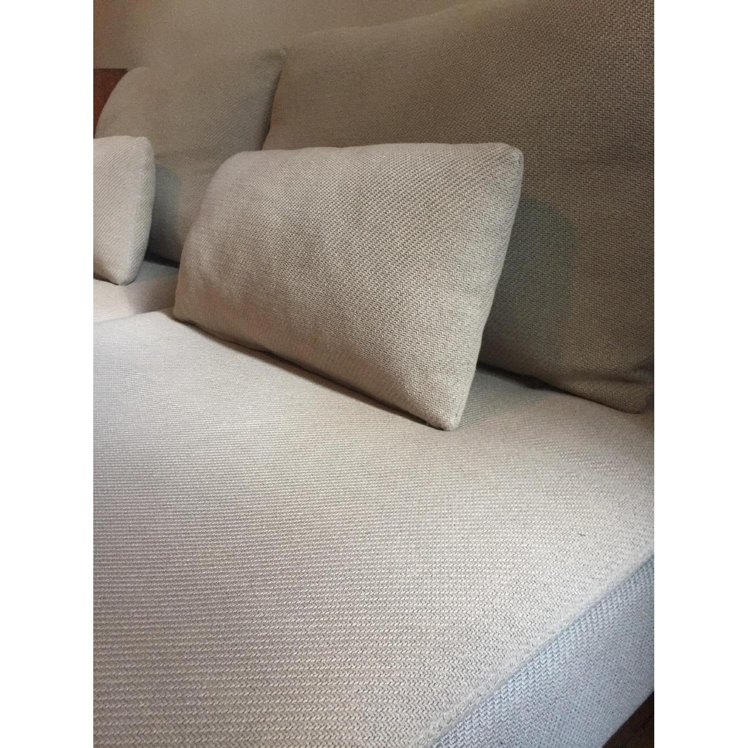 Ikea Soderhamn Sofa w/ Chaise & Ottoman in Beige - AptDeco