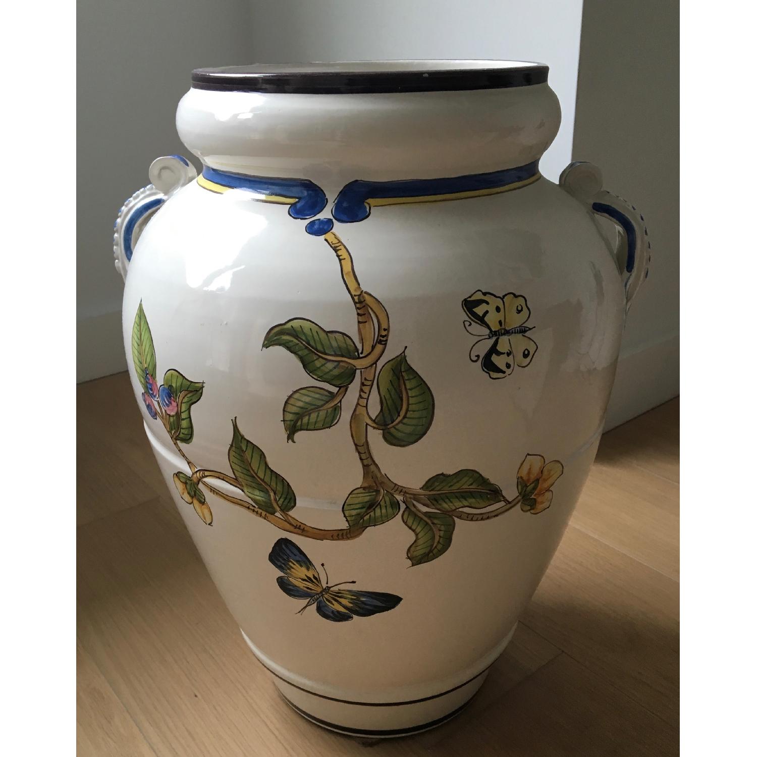 Tuscan Pottery Urn - AptDeco