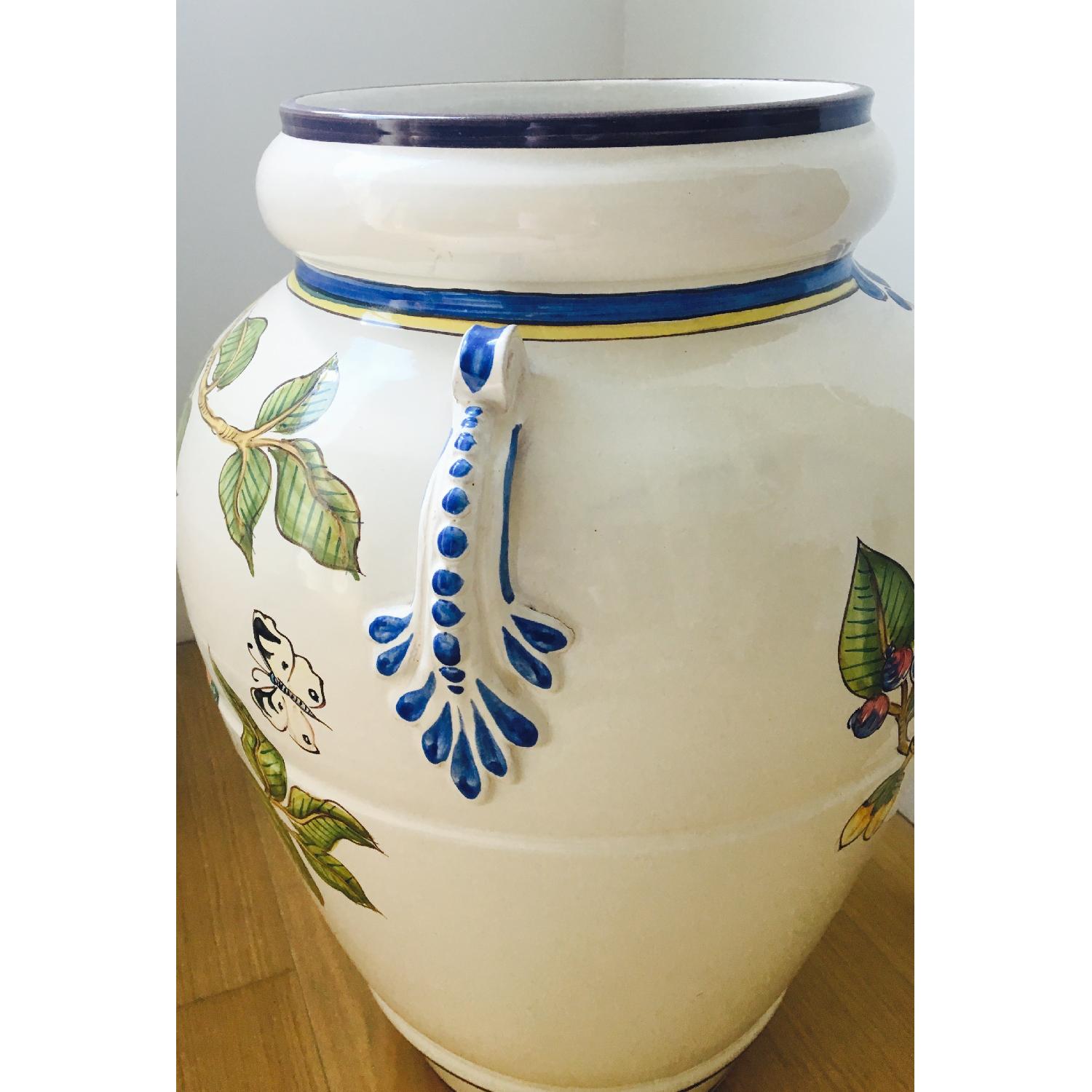 Tuscan Pottery Urn - AptDeco