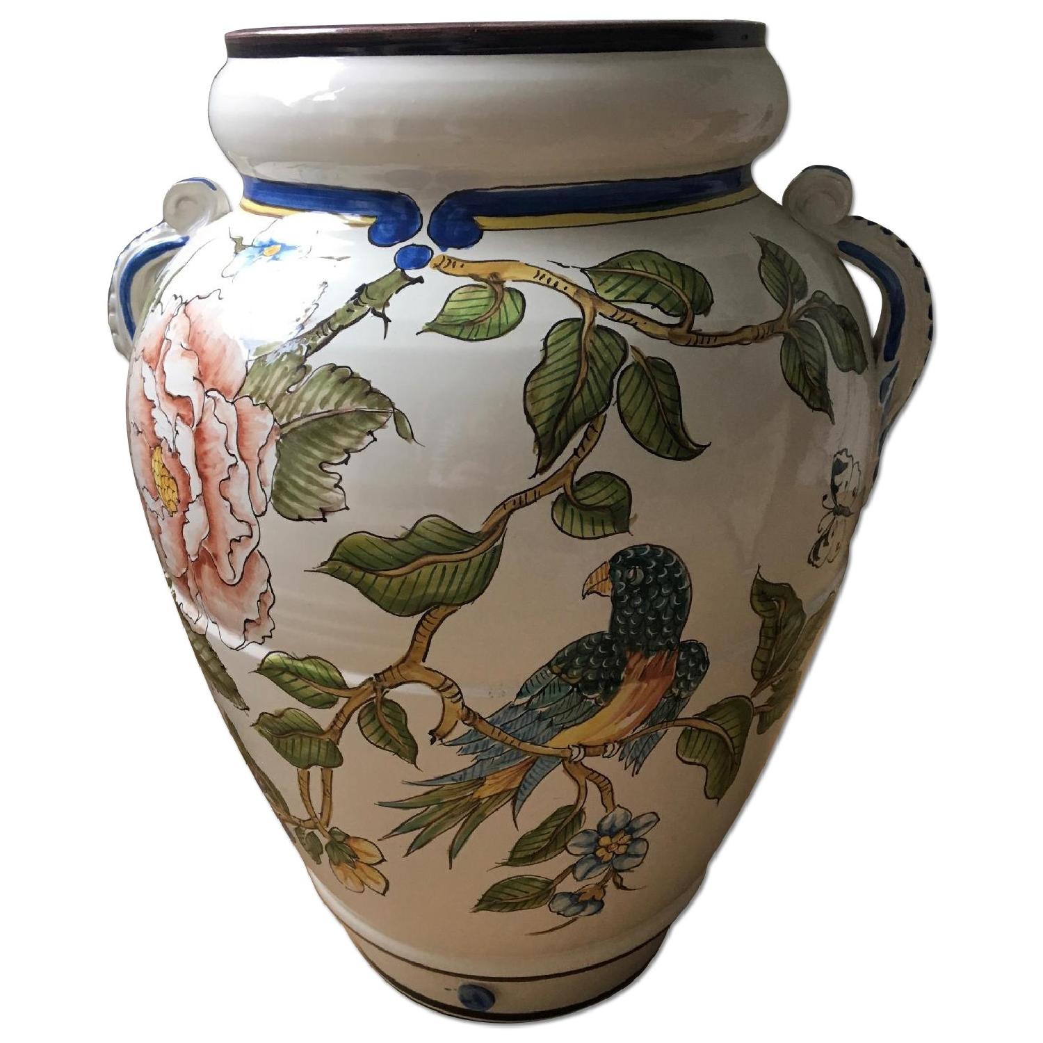 Tuscan Pottery Urn - AptDeco