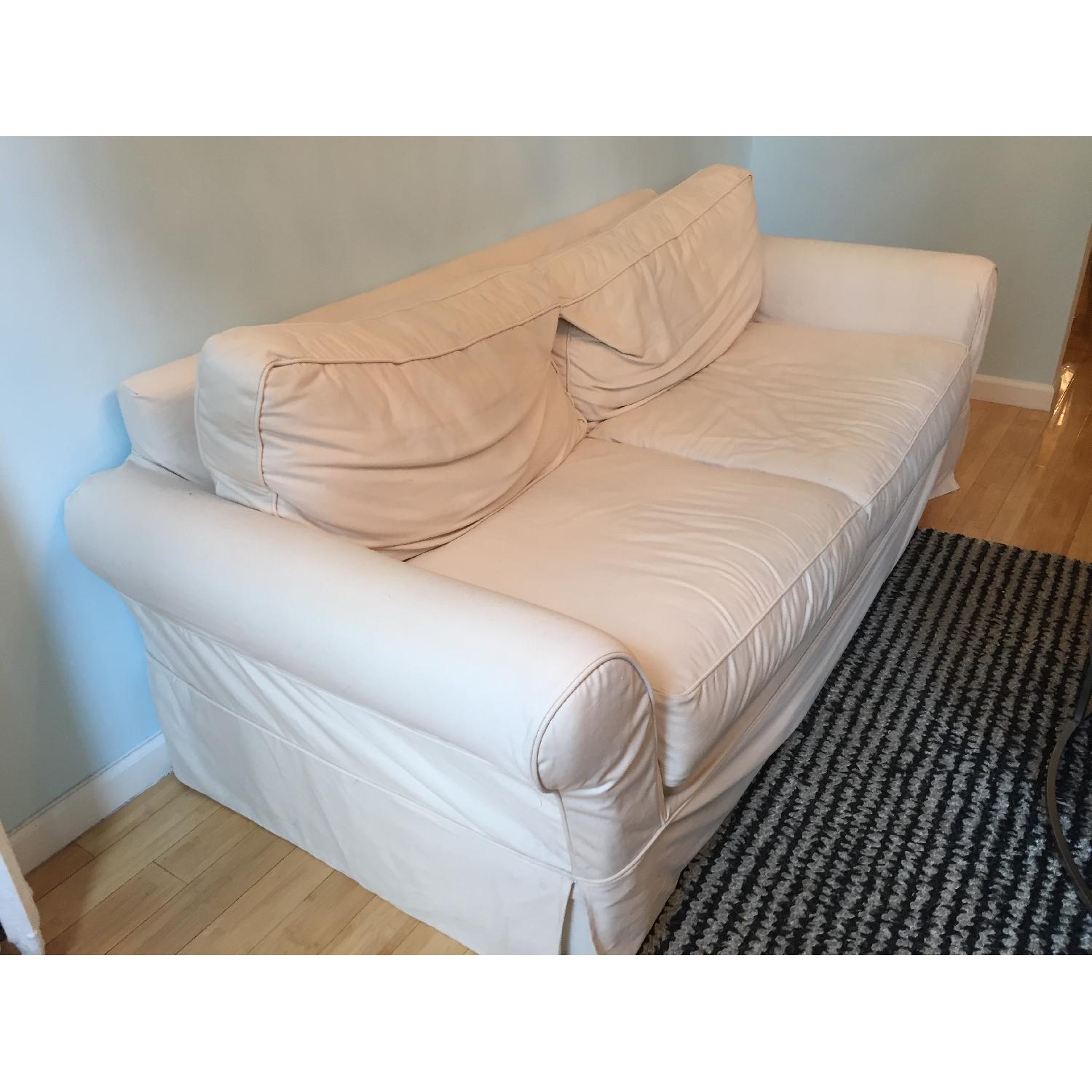 Pottery Barn Comfort Roll-Arm Sofa - AptDeco