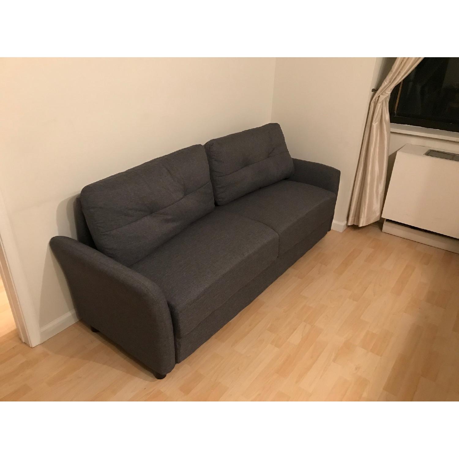 Zinus Contemporary Upholstered 2 Seater Sofa - AptDeco