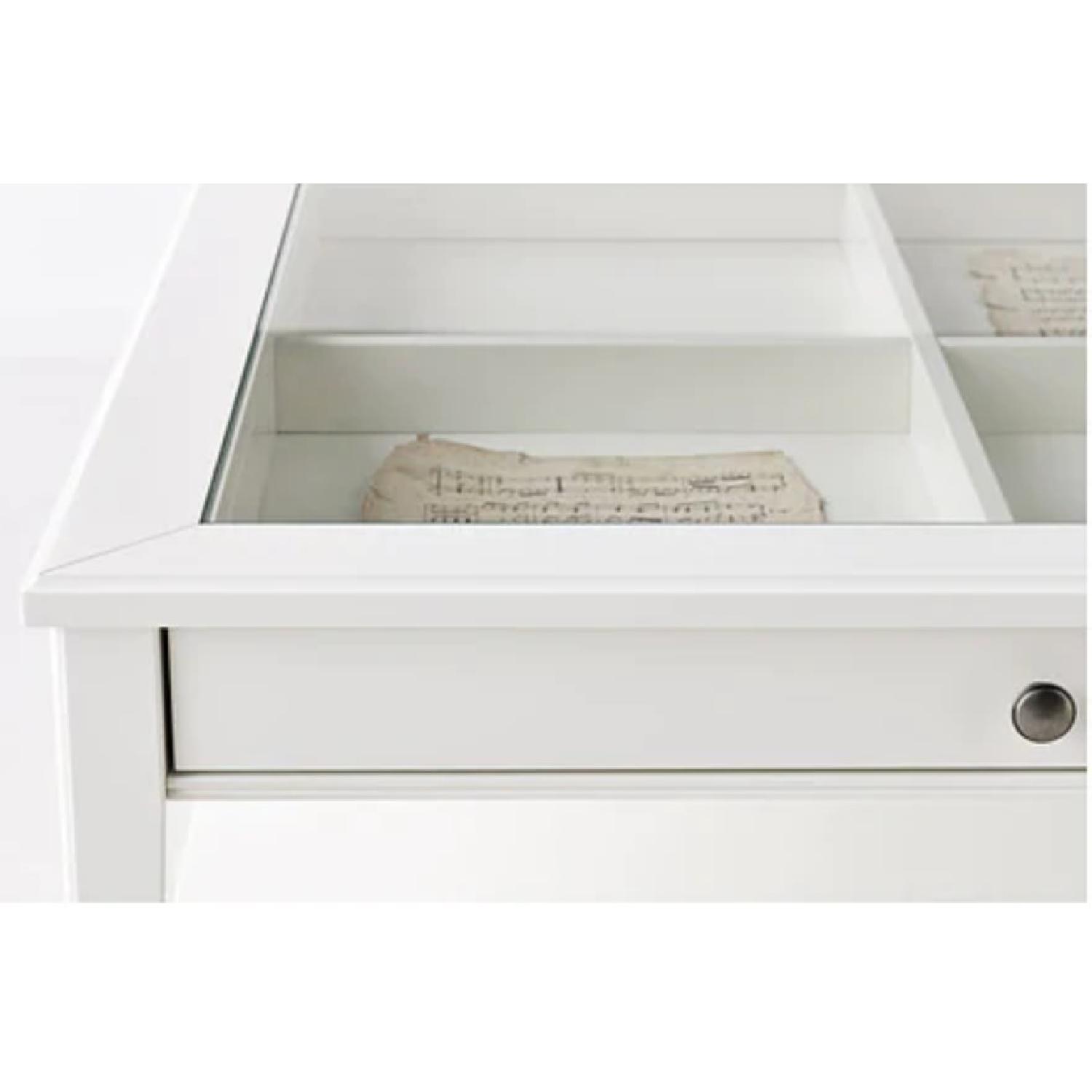 Ikea Liatorp Square Coffee Table w/ Glass Top - AptDeco