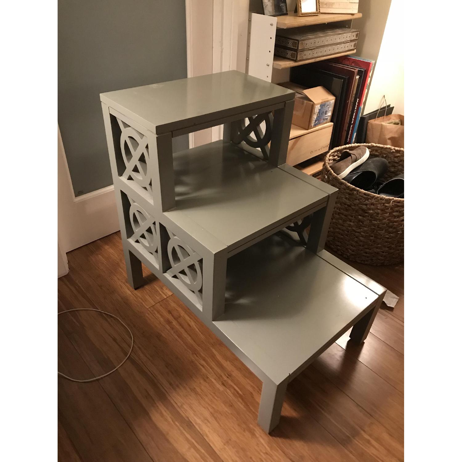 Asian Style 3 Tier End Table - AptDeco