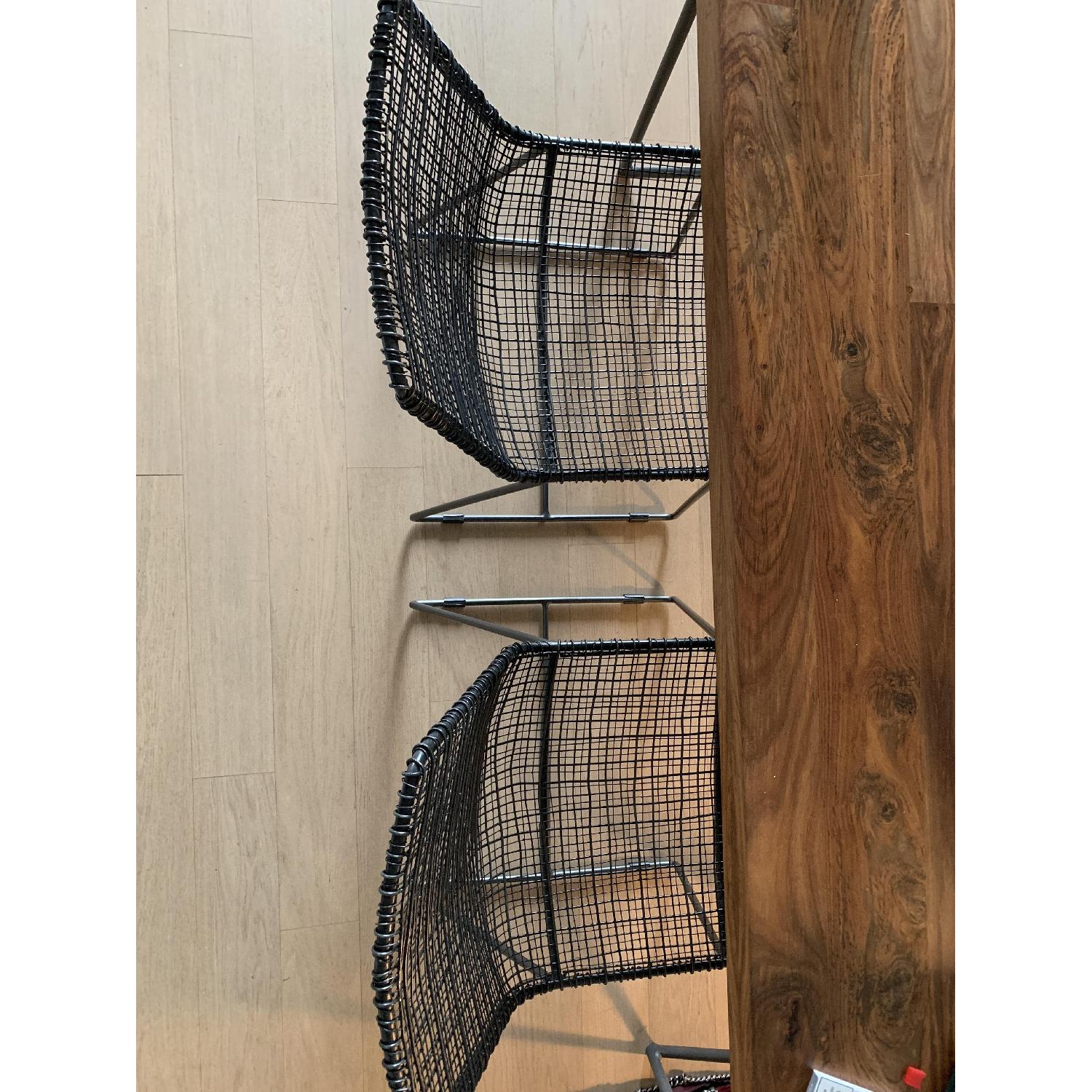 CB2 Reed Zinc Chairs - AptDeco