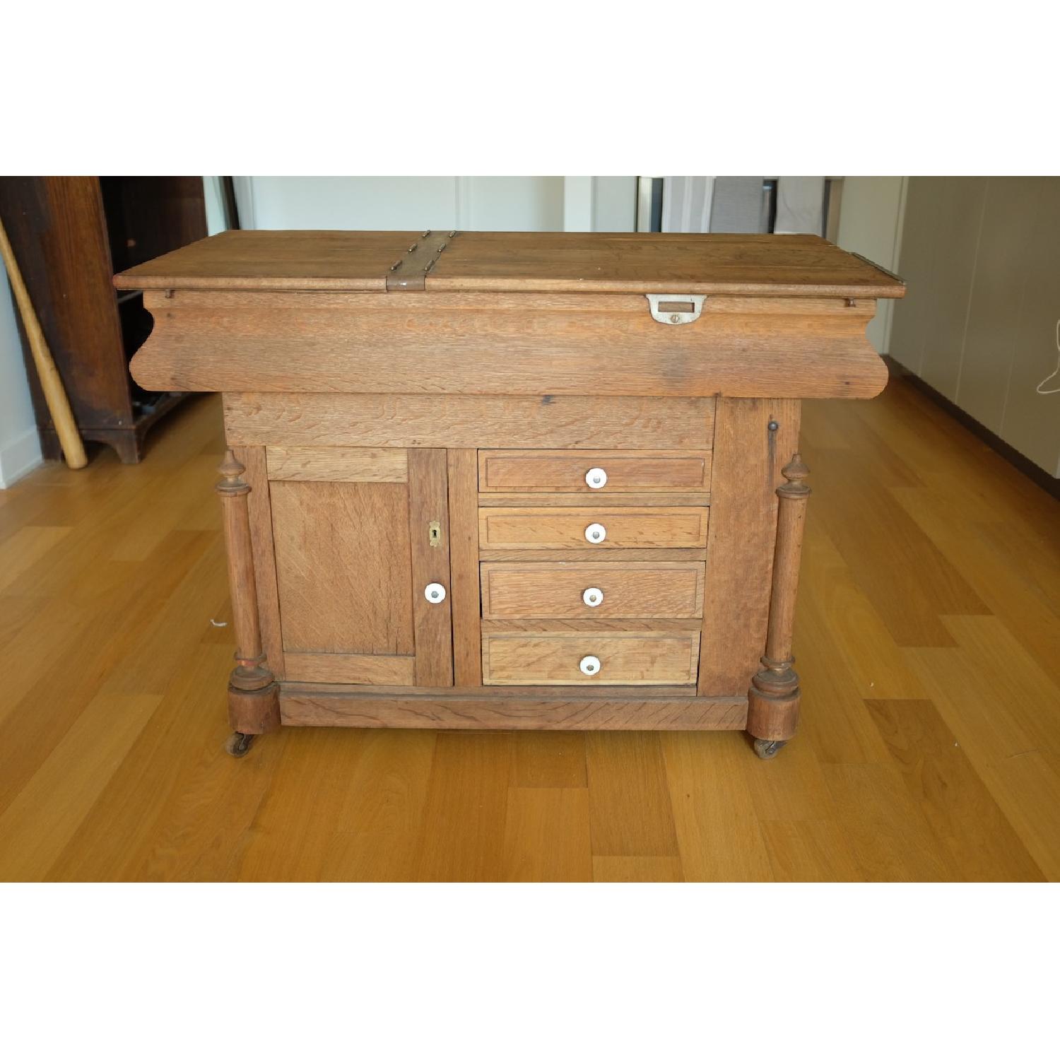 Antique Doctors Examination Table - AptDeco