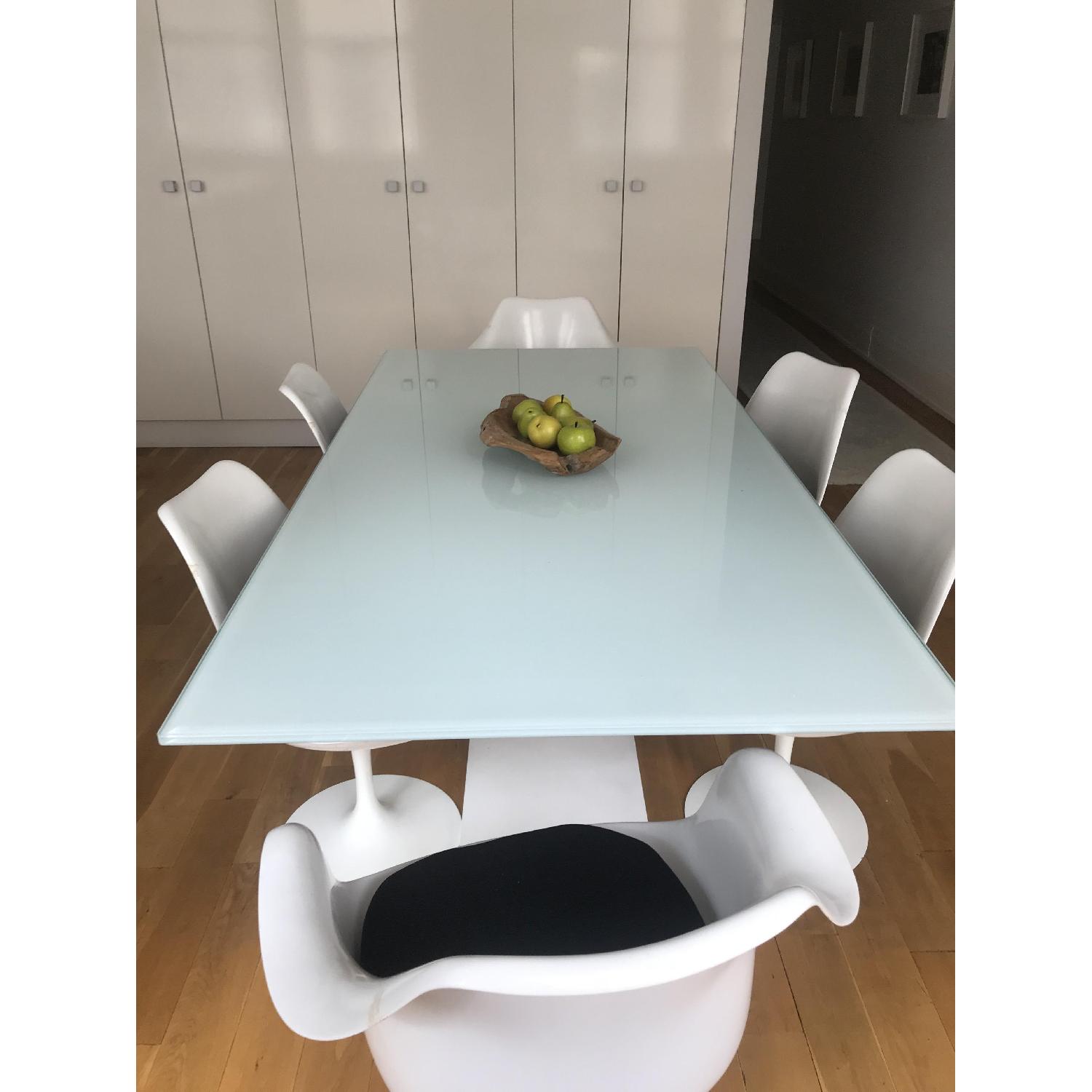 Conran Modern Glass Dining Table - AptDeco