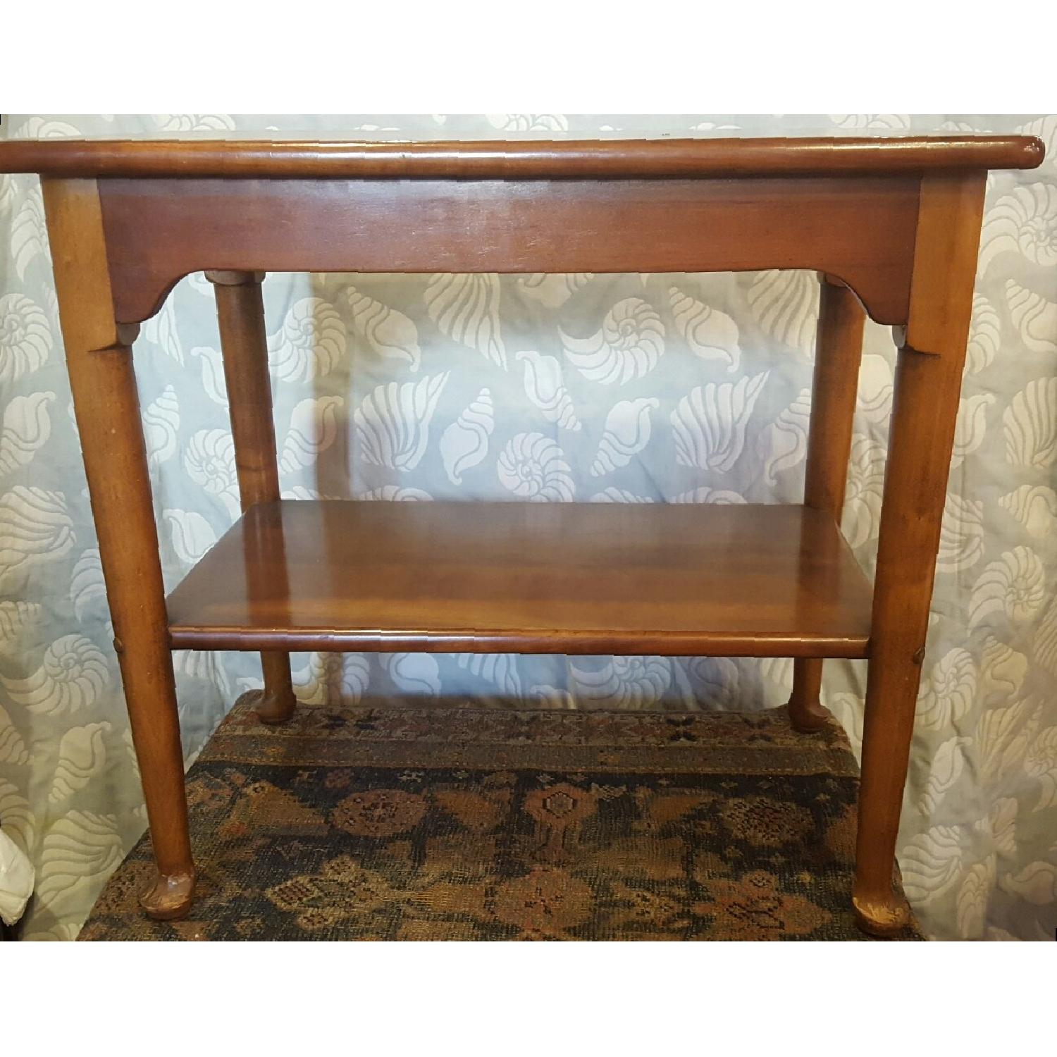 Stickley Cherry Wood End Tables - AptDeco