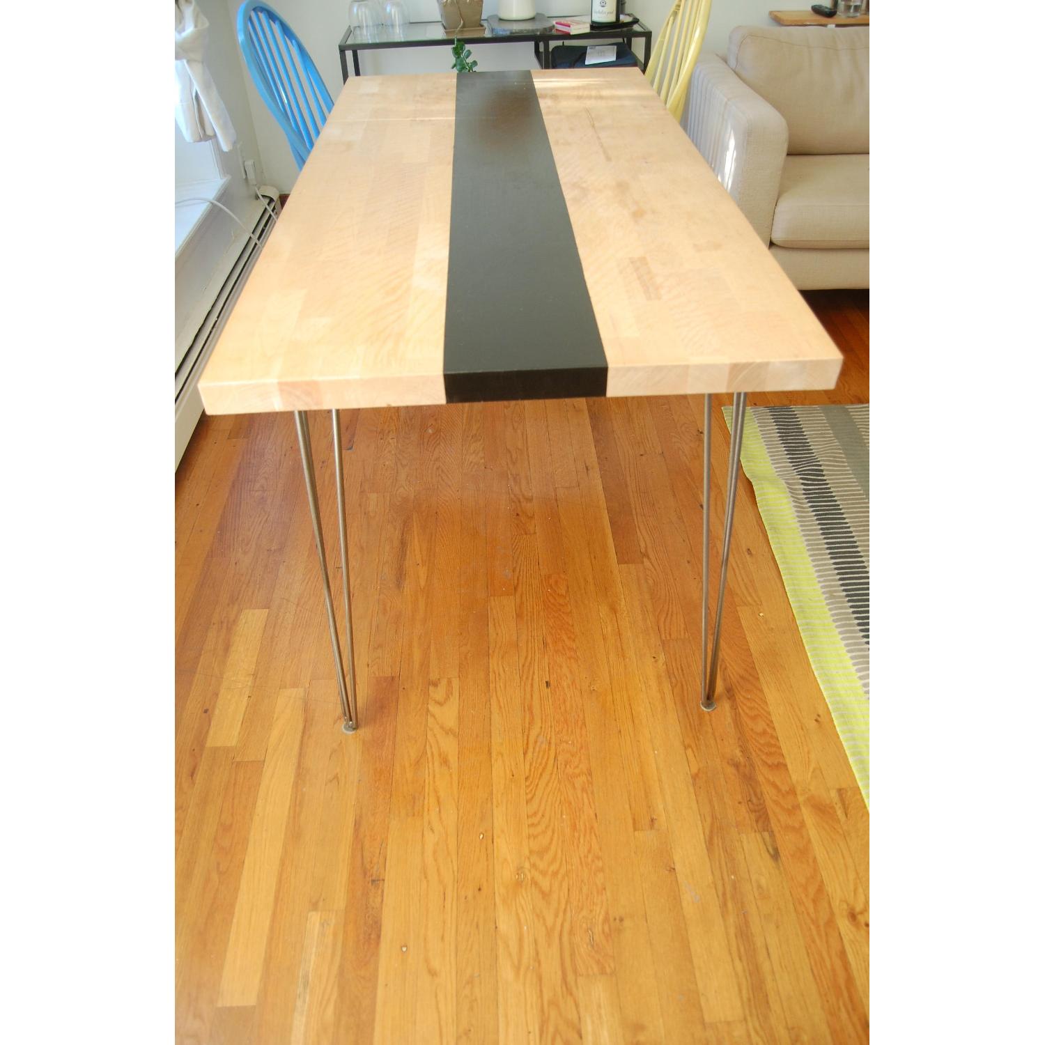 Birch Butcher Block Dining Table - AptDeco