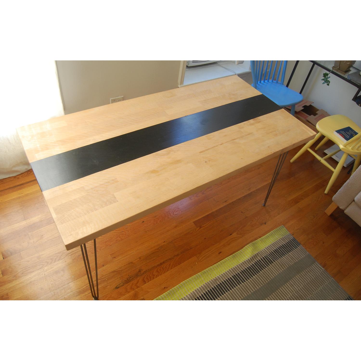 Birch Butcher Block Dining Table - AptDeco
