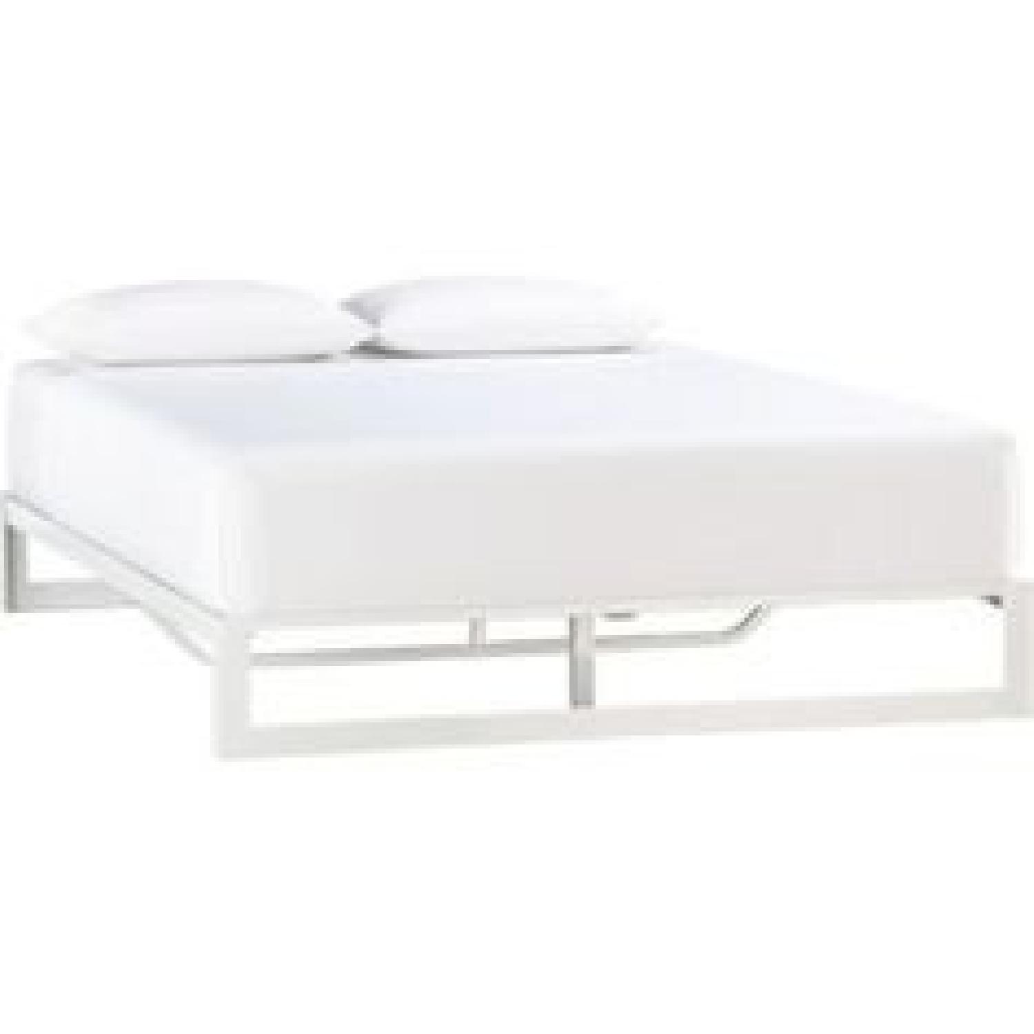 CB2 Endless Loop Slat Queen Size Bed Frame - AptDeco