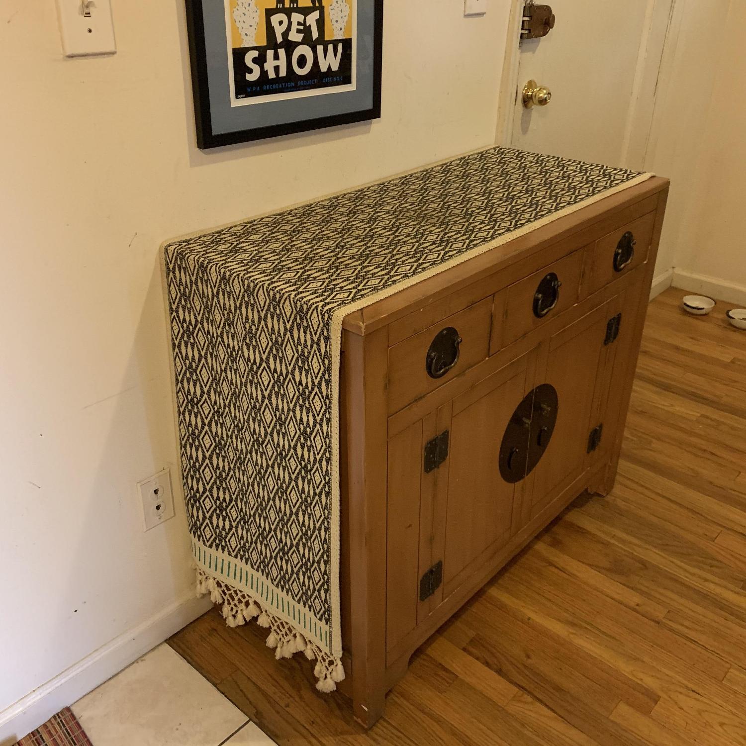 Pier 1 Sideboard in Peachy Color - AptDeco