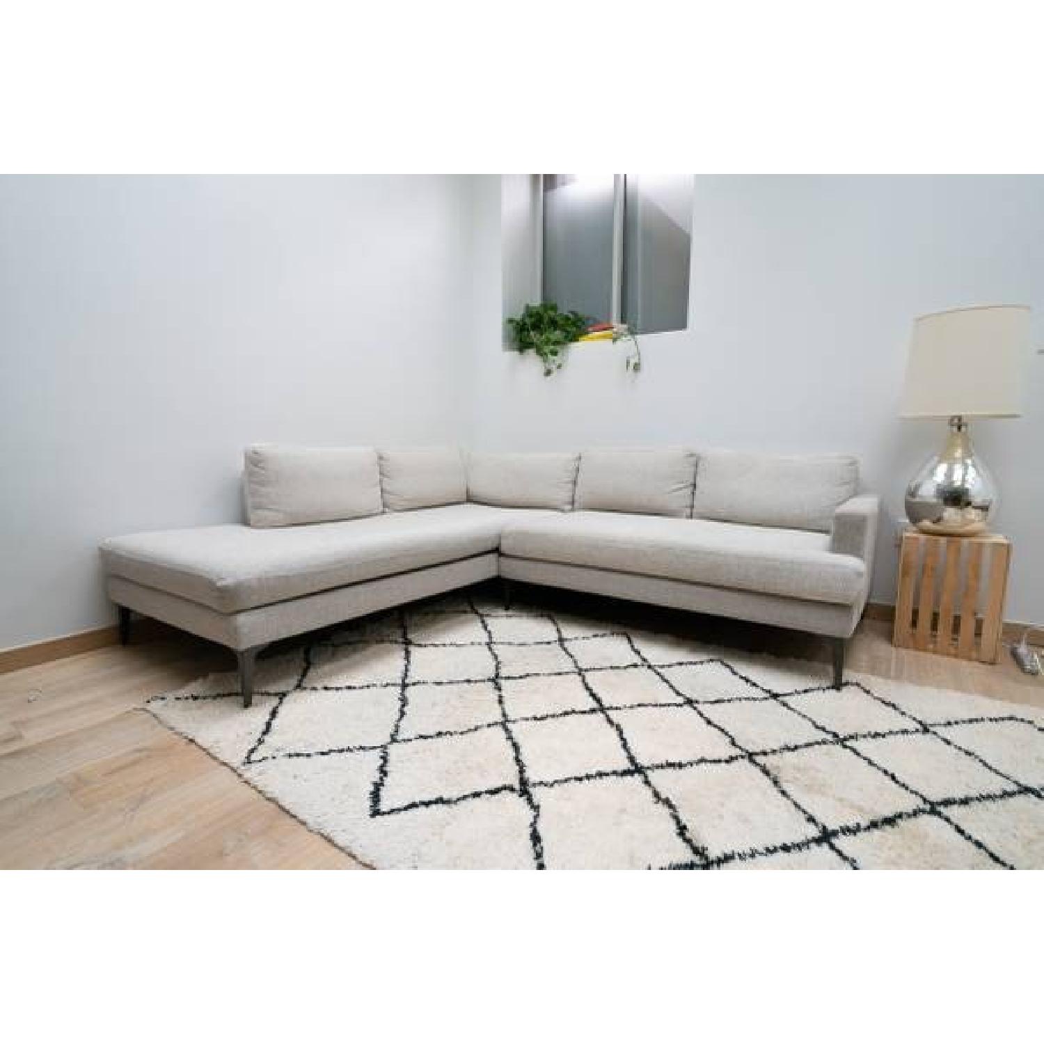 West elm andes terminal chaise store
