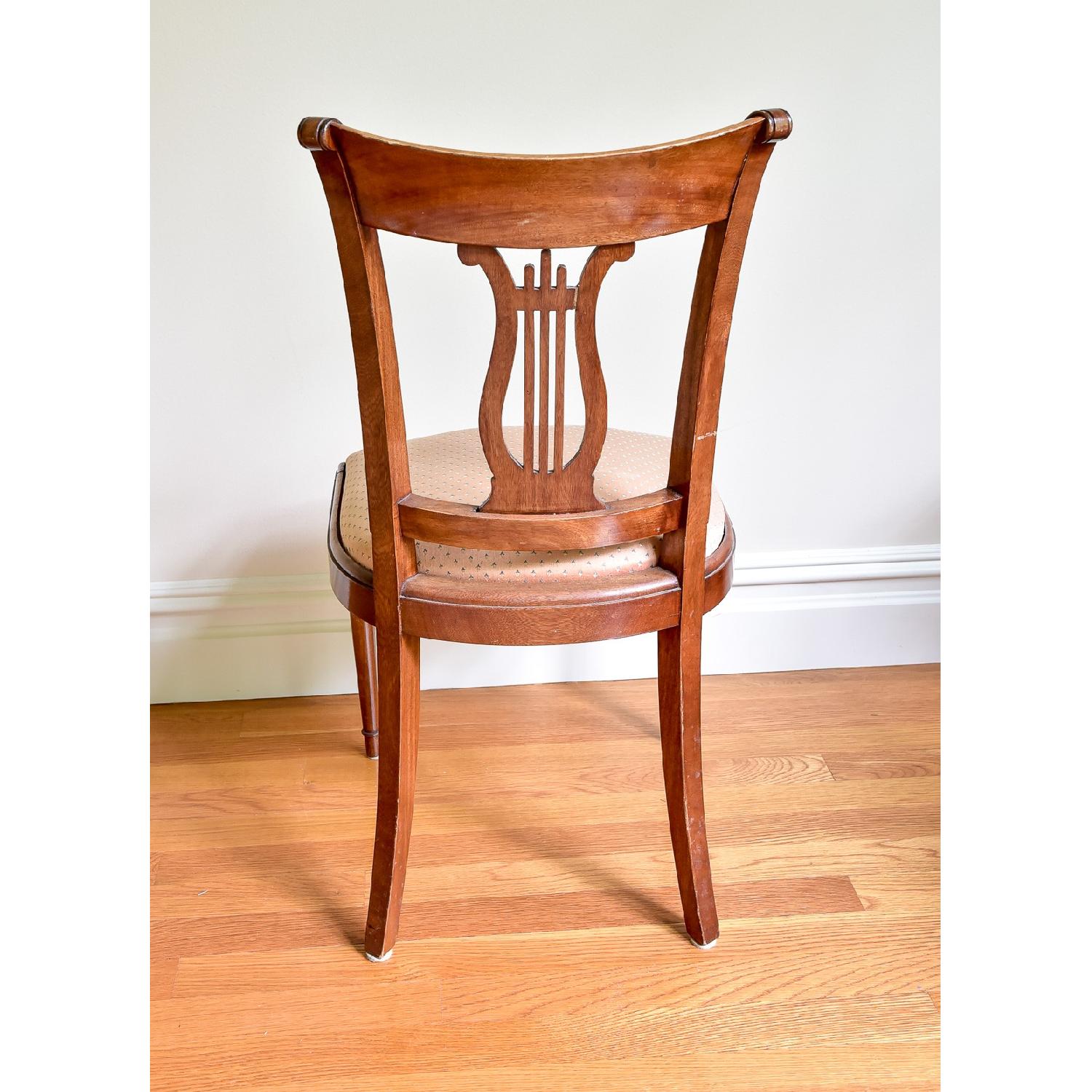 Vintage Lyre Harp Back Chairs - AptDeco