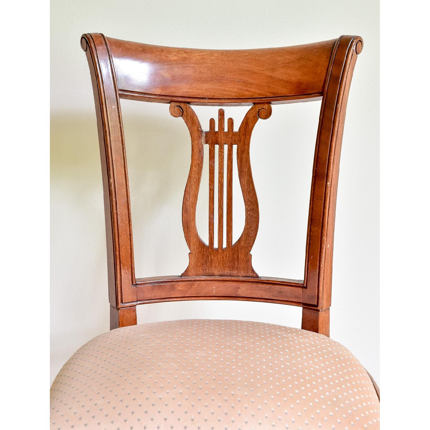 Vintage Lyre Harp Back Chairs - AptDeco