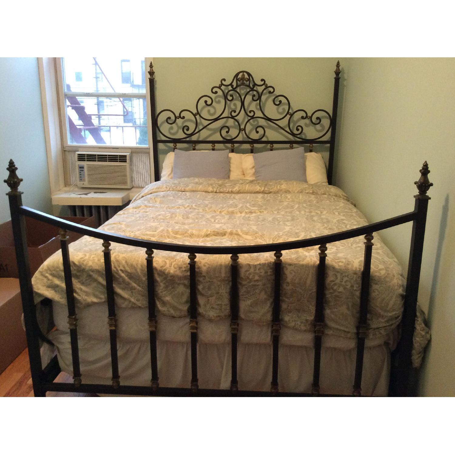 The Bombay Company Full Size Metal Bed Frame - AptDeco