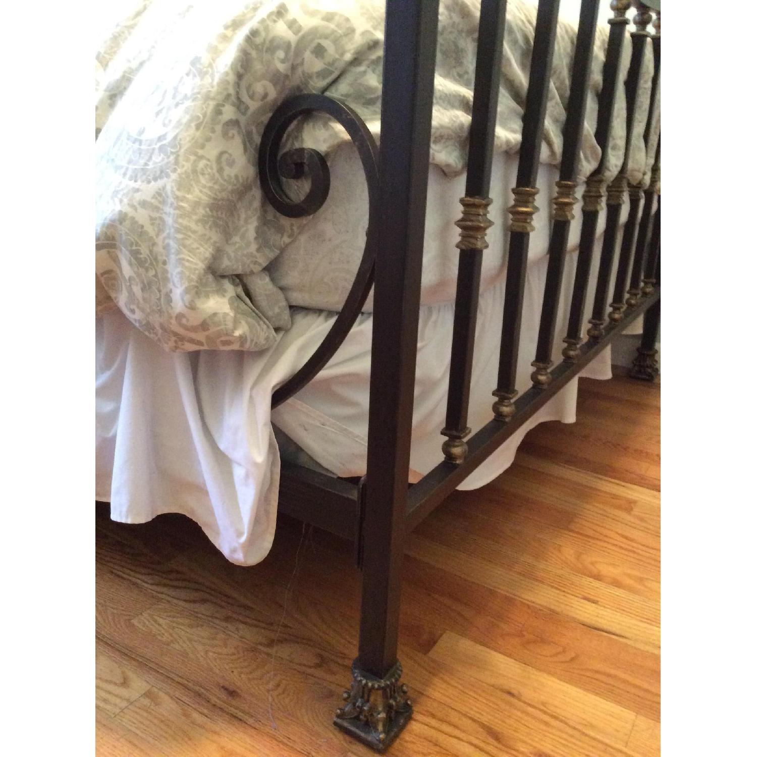 The Bombay Company Full Size Metal Bed Frame - AptDeco