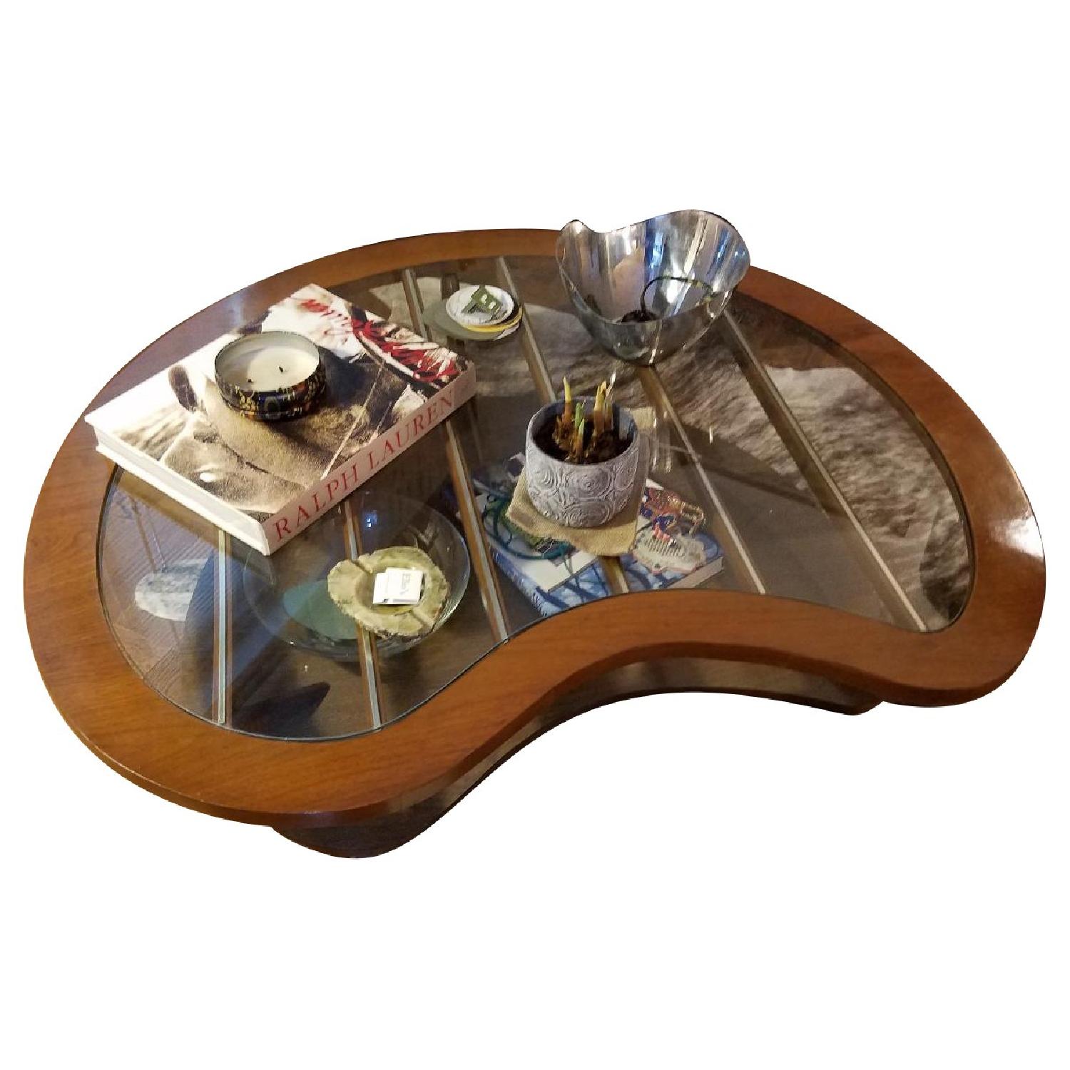Mid Century Modern Kidney Coffee Table - AptDeco