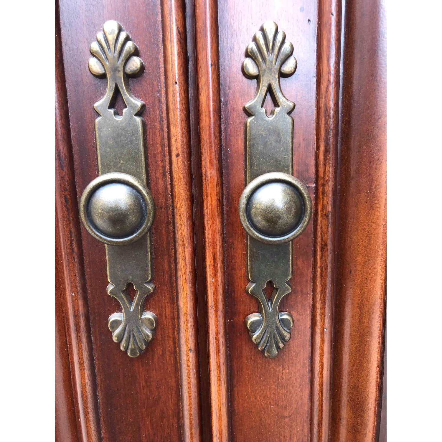 Solid Wood 2 Piece Armoire - AptDeco