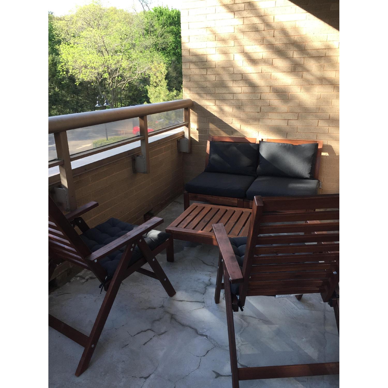 Ikea Applaro 5-Piece Patio/Outdoor Seating Set - AptDeco