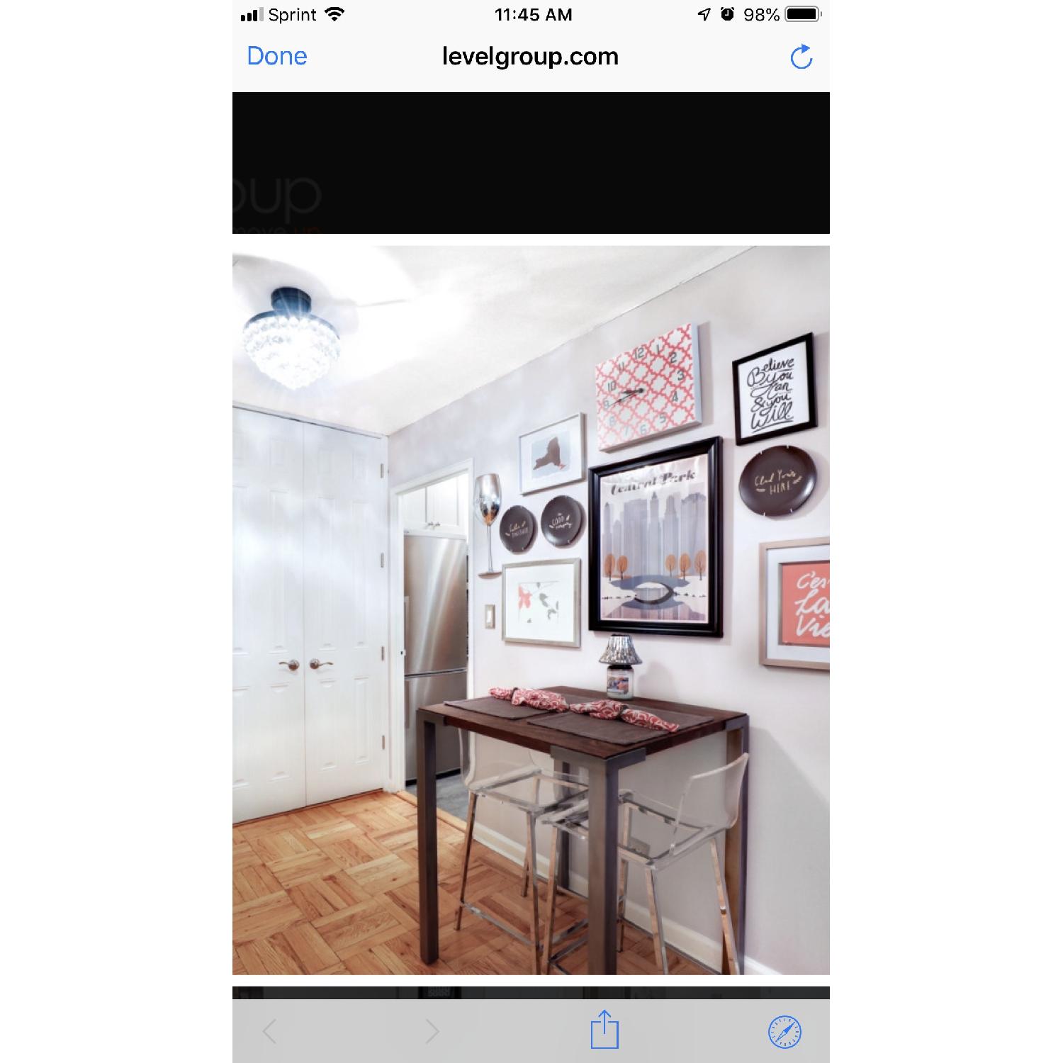 CB2 Stilt 2-Top Counter/Dining Table - AptDeco