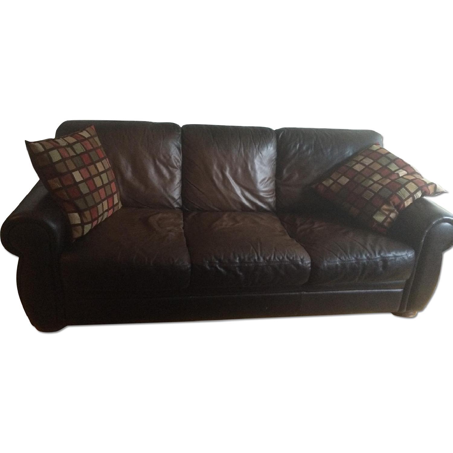Raymour Flanigan Leather Sleeper Sofa