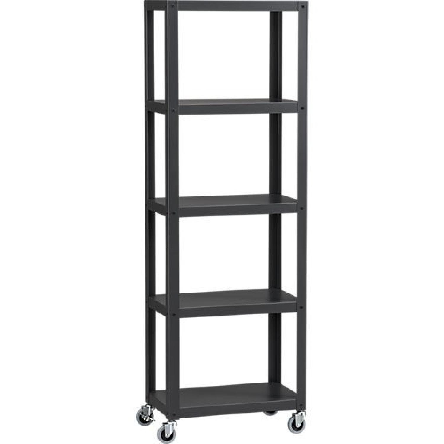 CB2 Go Cart 5 Shelf Bookcase - AptDeco