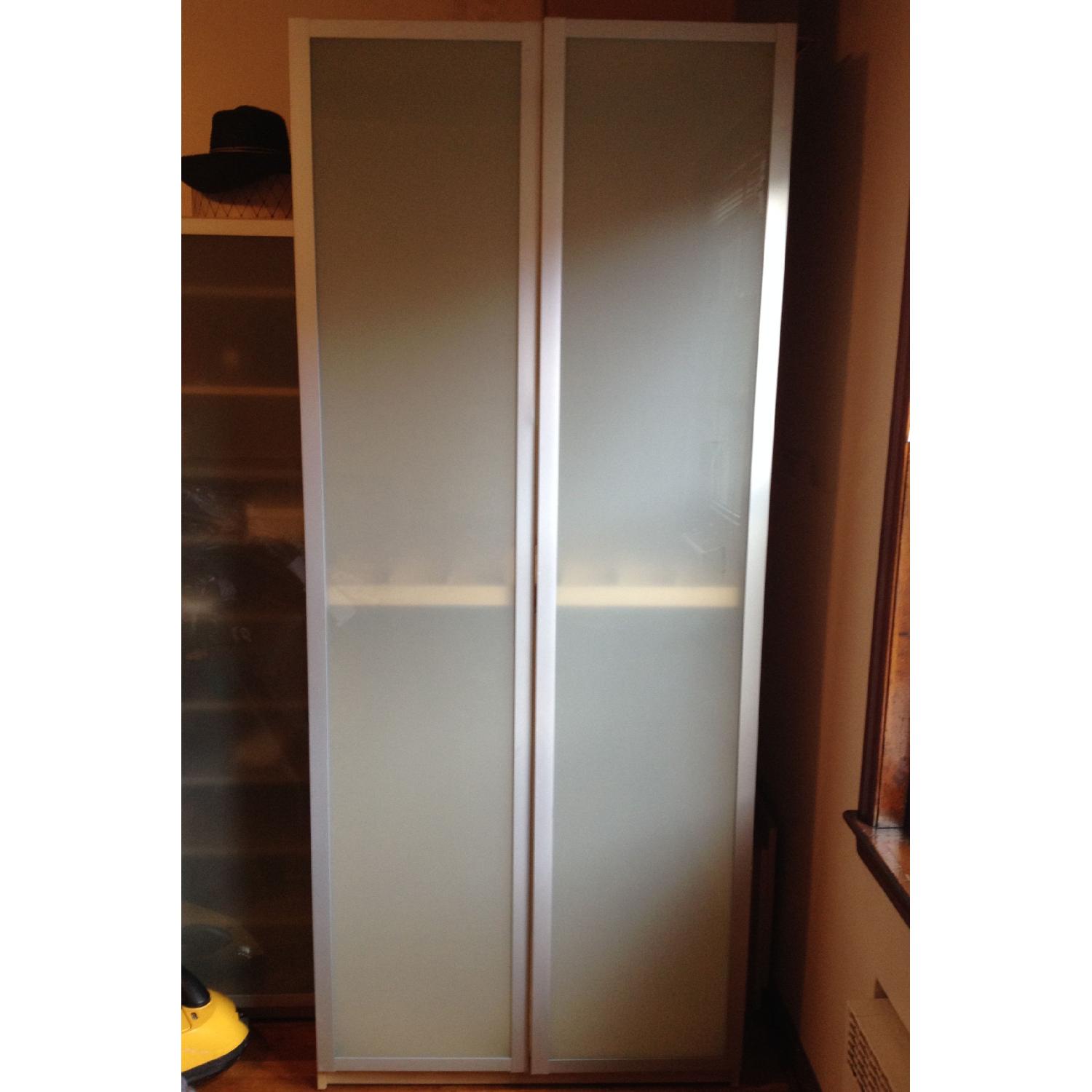 Ikea frosted glass wardrobe store