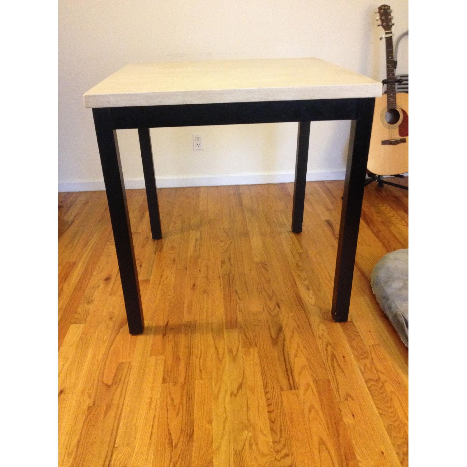 Faux Marble High Top Dining Table - AptDeco