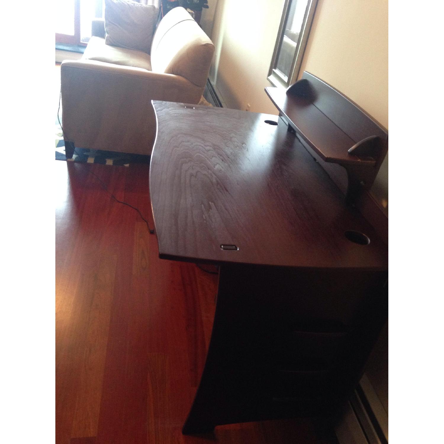 Pier 1 Tool Free Desk with Side Shelf - AptDeco