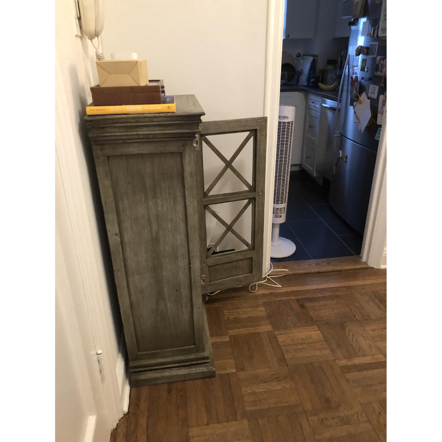 Rustic Display Cabinet - AptDeco