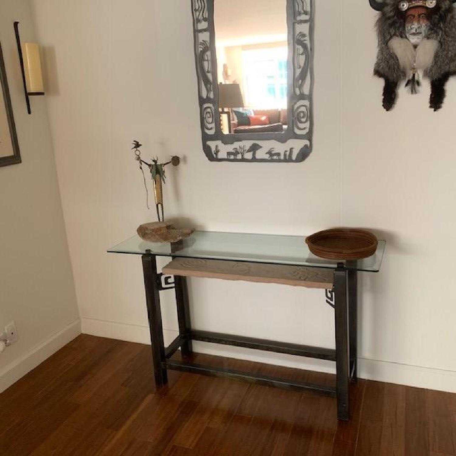 Custom Southwestern Console Table - AptDeco