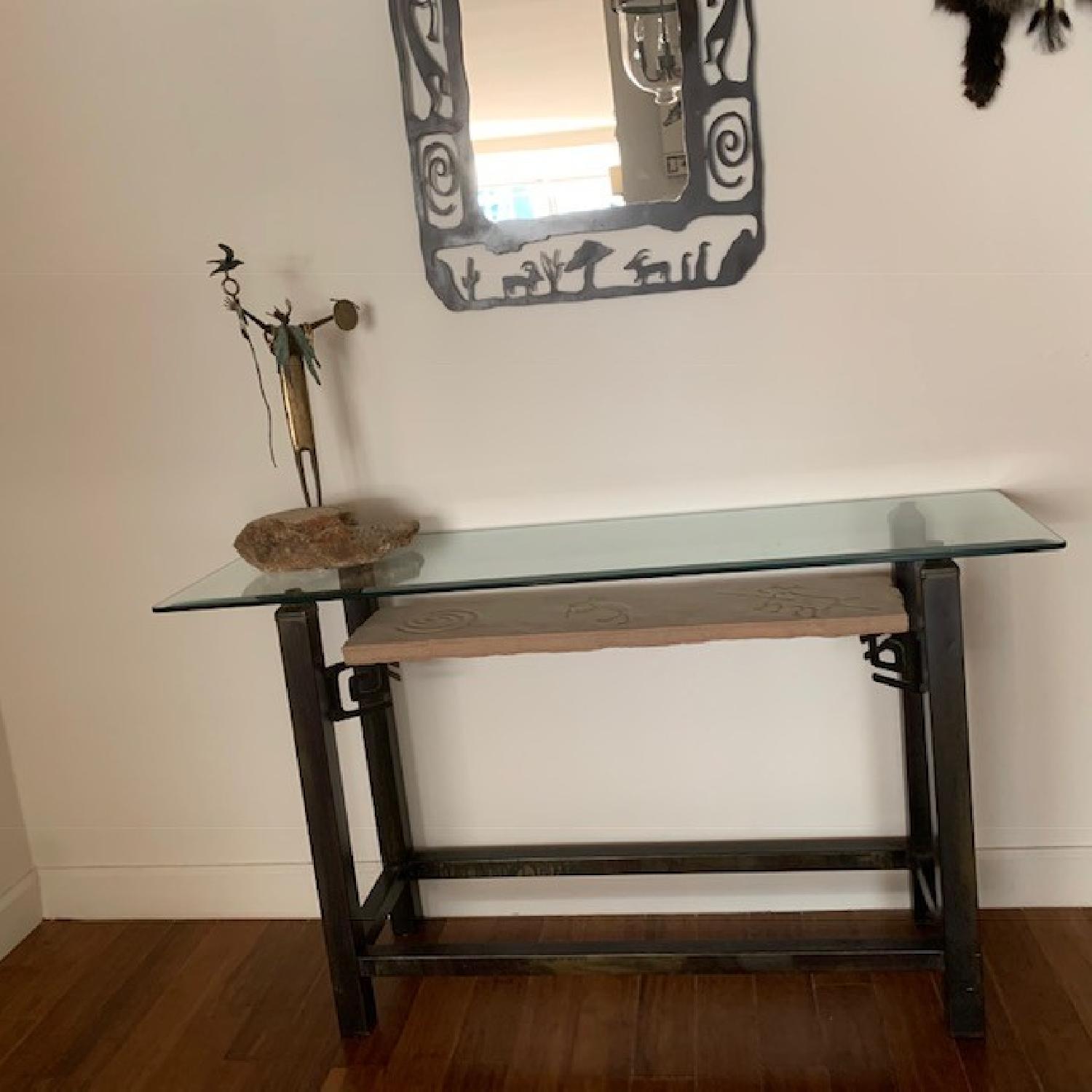 Custom Southwestern Console Table - AptDeco
