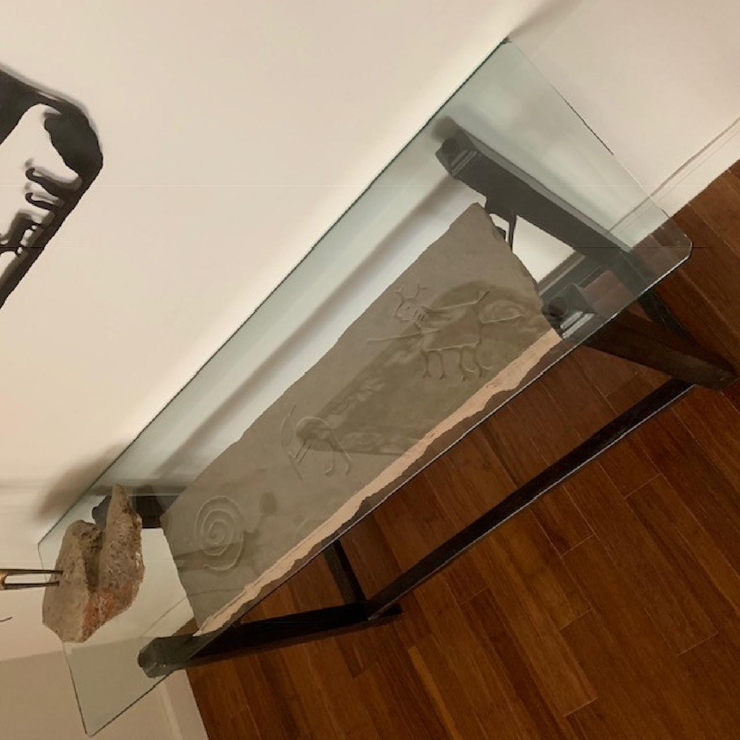 Custom Southwestern Console Table - AptDeco
