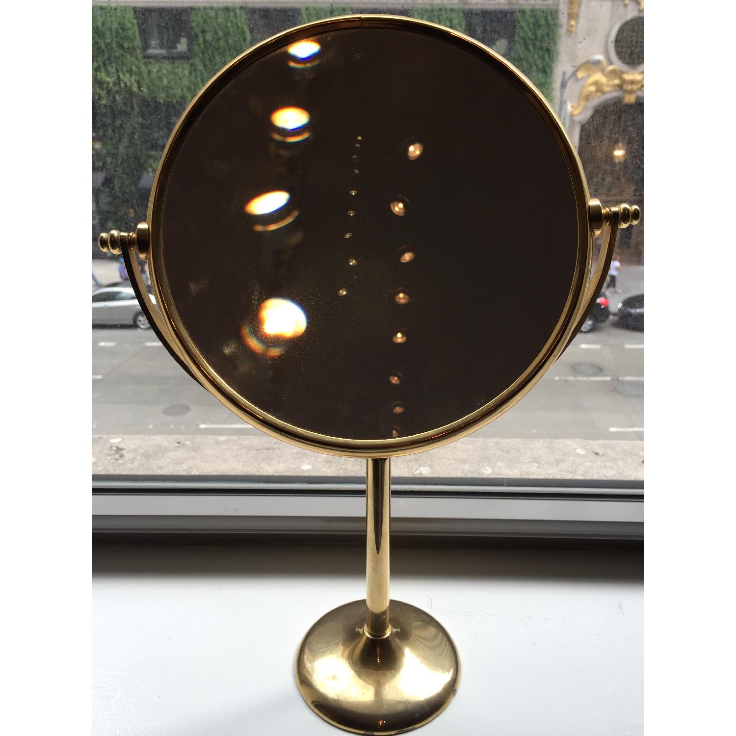 French Brot Double Face Magnifying Makeup Mirror - AptDeco