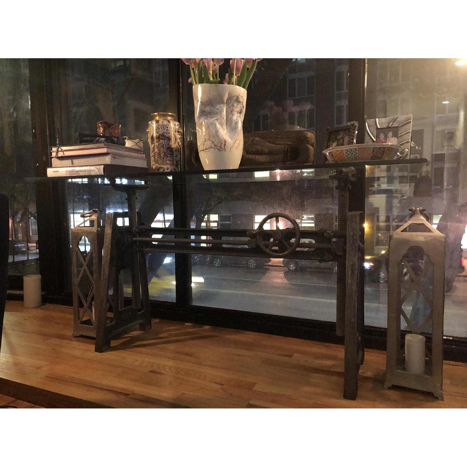 Arhaus Industrial Crank Desk - AptDeco