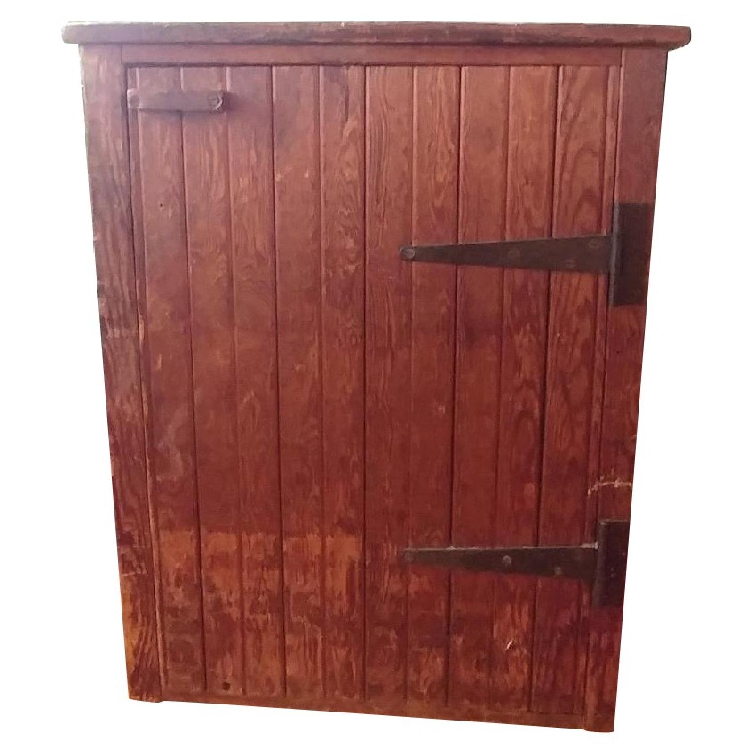 Early 1800s Primitive Storage Cabinet - AptDeco